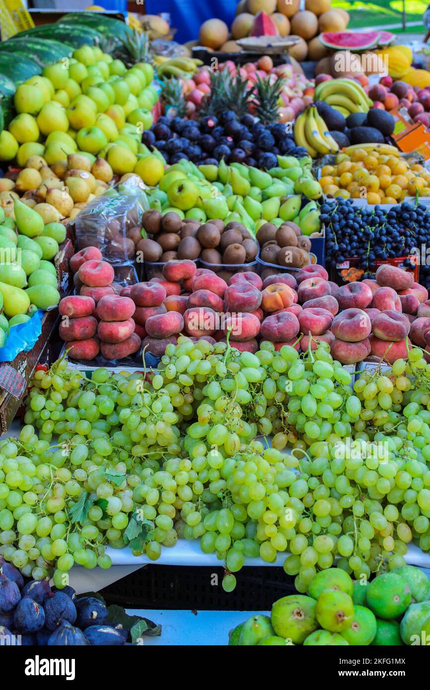 A fruits market in Tangier, Morocco Stock Photo - Alamy