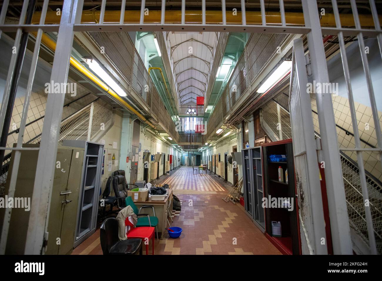 Illustration picture shows the prison of Vorst-Forest, Brussels, Friday ...
