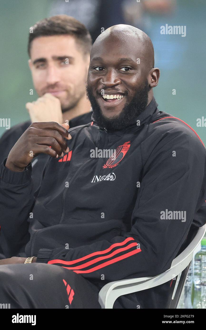 Belgium's Romelu Lukaku pictured during a friendly soccer game of the ...