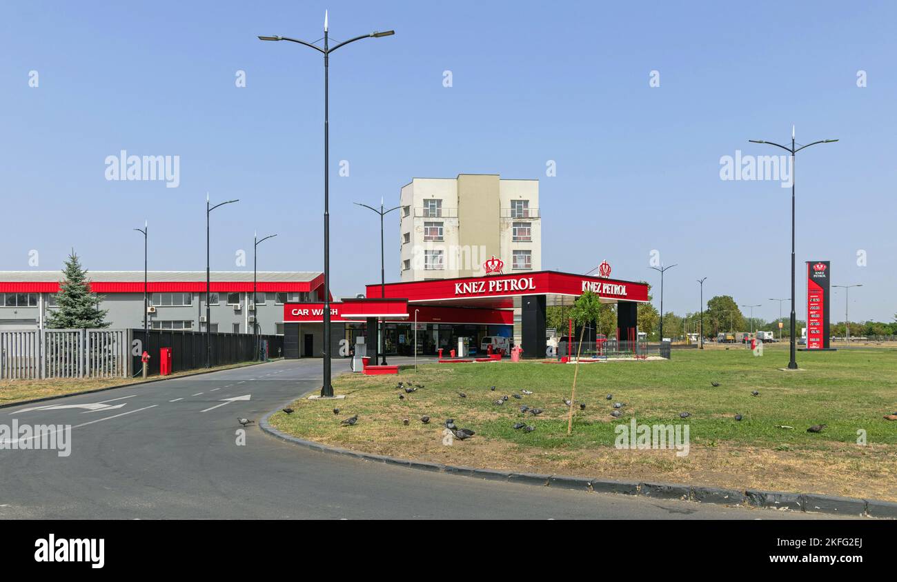 Novi Sad, Serbia - August 19, 2022: Knez Petrol Gas Station at Belgrade ...