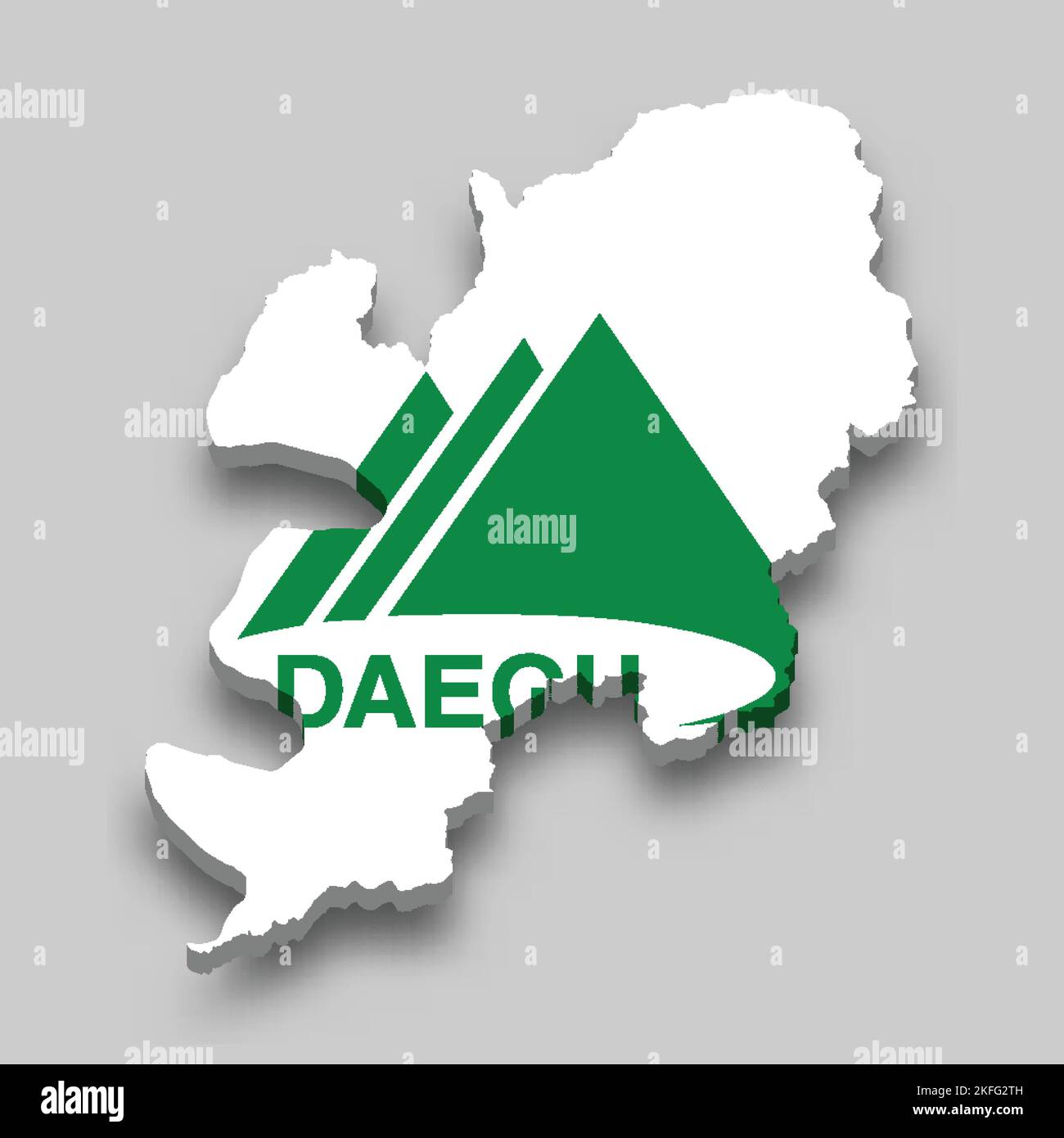 Map of daegu Stock Vector Images - Alamy