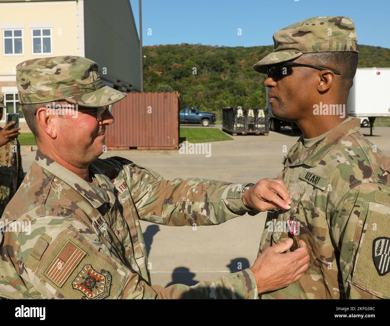 U.S. Army Chief Warrant Officer 3 Erments Dimanche, a logistics officer ...