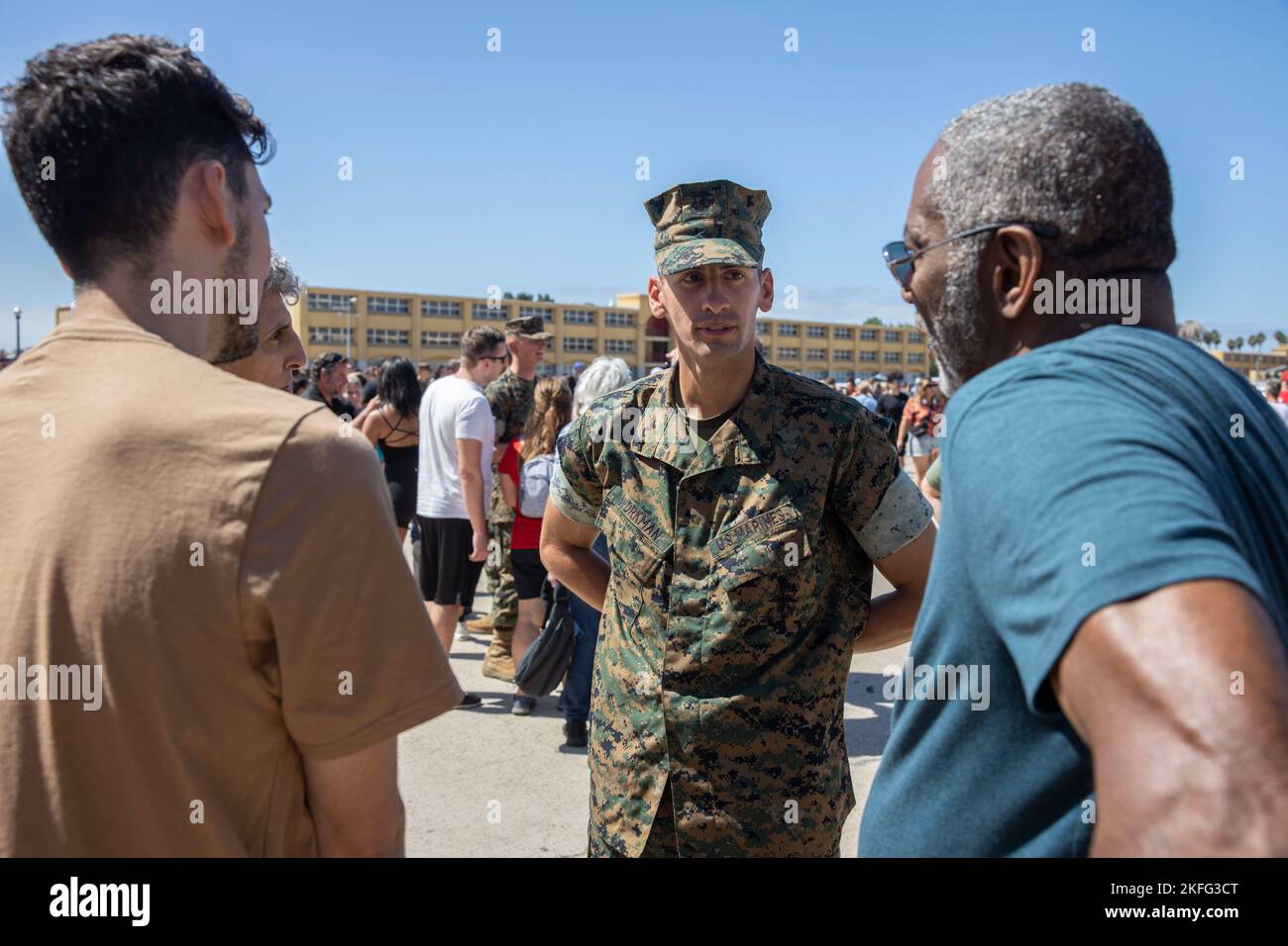 A New U.S. Marine with Charlie Company, 1st Recruit Training Battalion ...