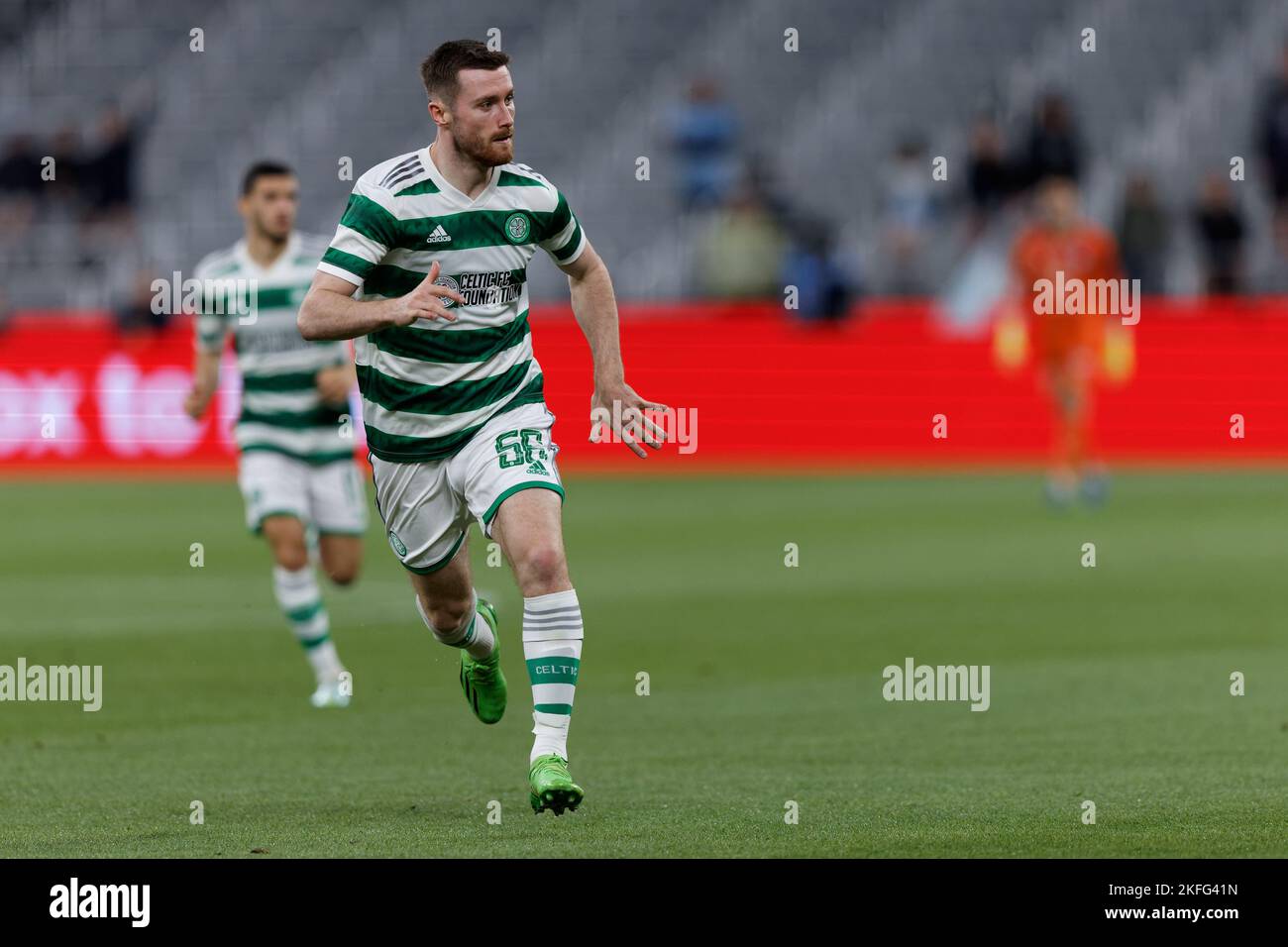 SYDNEY, AUSTRALIA - NOVEMBER 17: Anthony Ralston of Celtic seen running ...