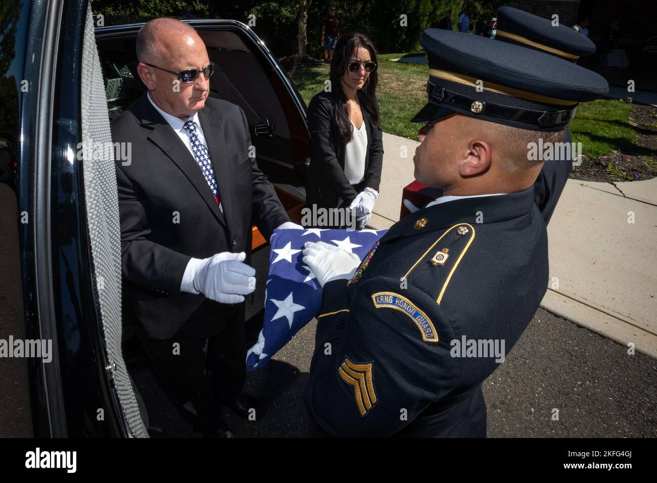 U.S. Army Sgt. Bless E. Sherrill, right, Headquarters and Headquarters ...