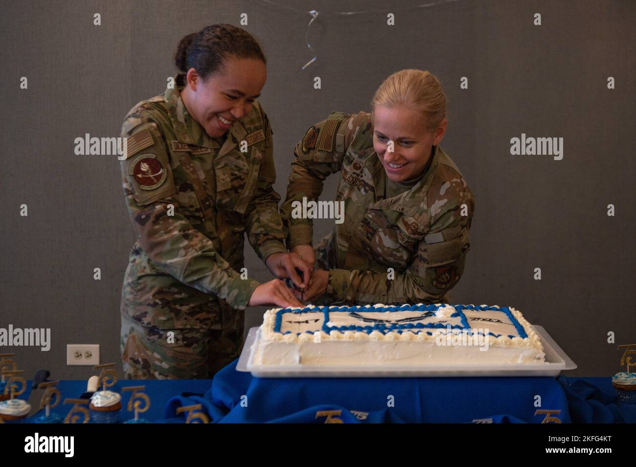 Col. Michele Lo Bianco, 15th Wing commander, and Airman 1st Class Echo ...