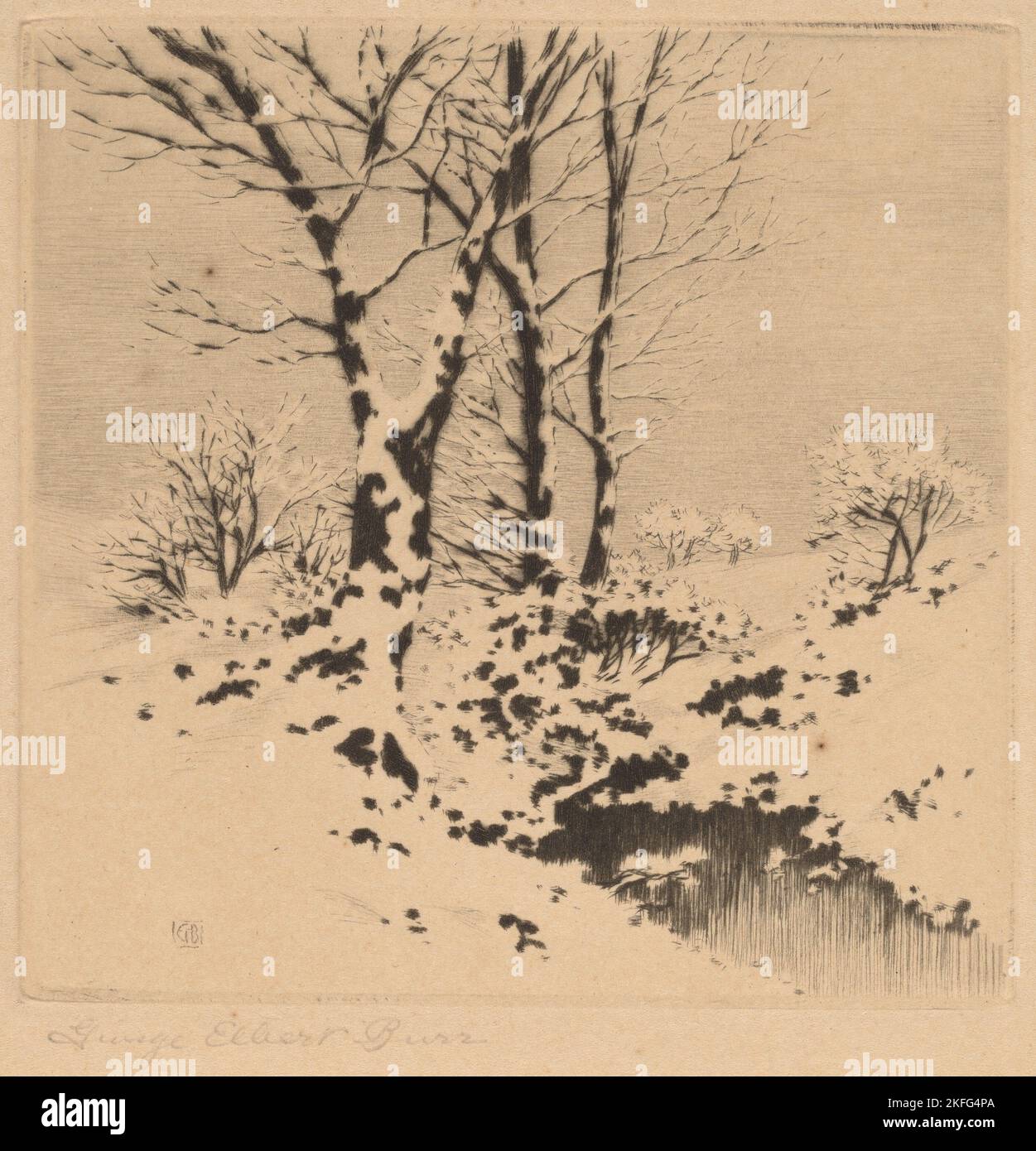 Snow, c. 1910 Stock Photo - Alamy