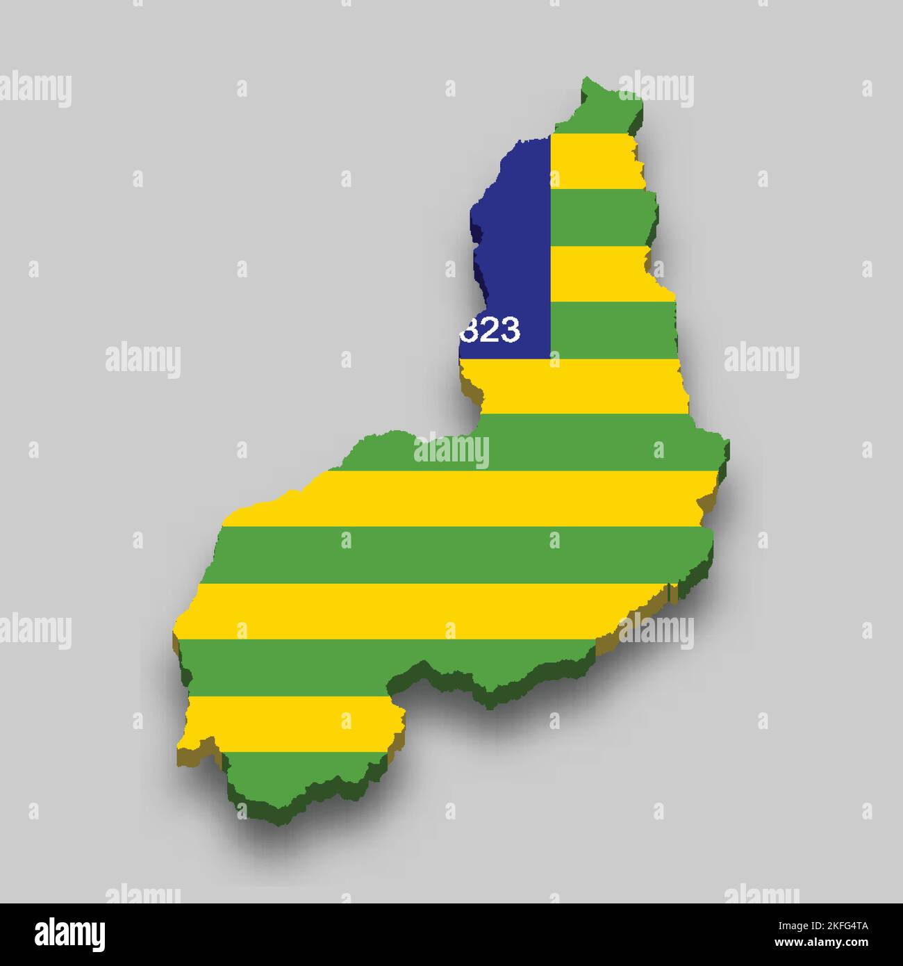 Piaui map vector hi-res stock photography and images - Alamy