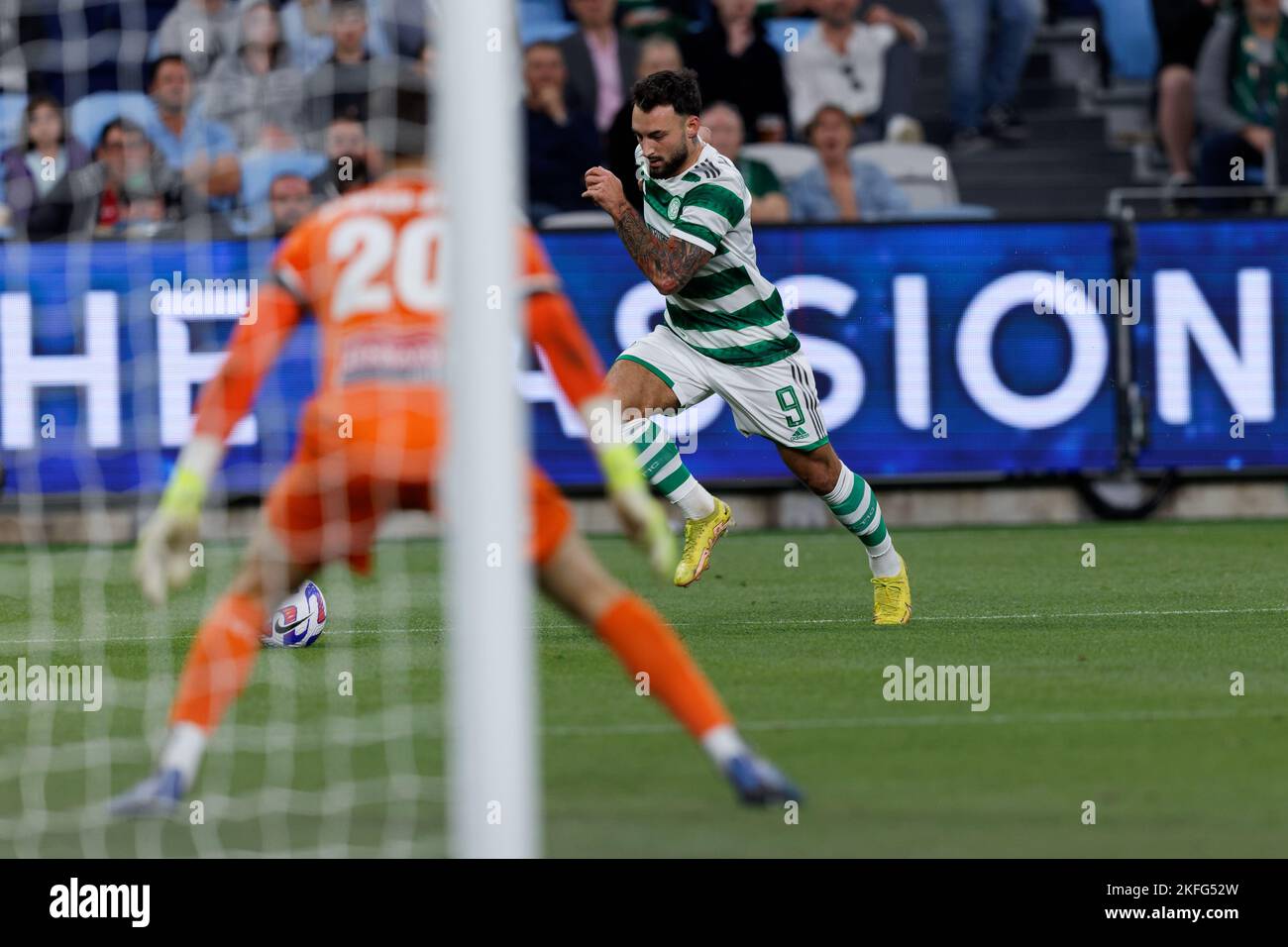 SYDNEY, AUSTRALIA - NOVEMBER 17: Sead Haksabanovic of Celtic prepares ...