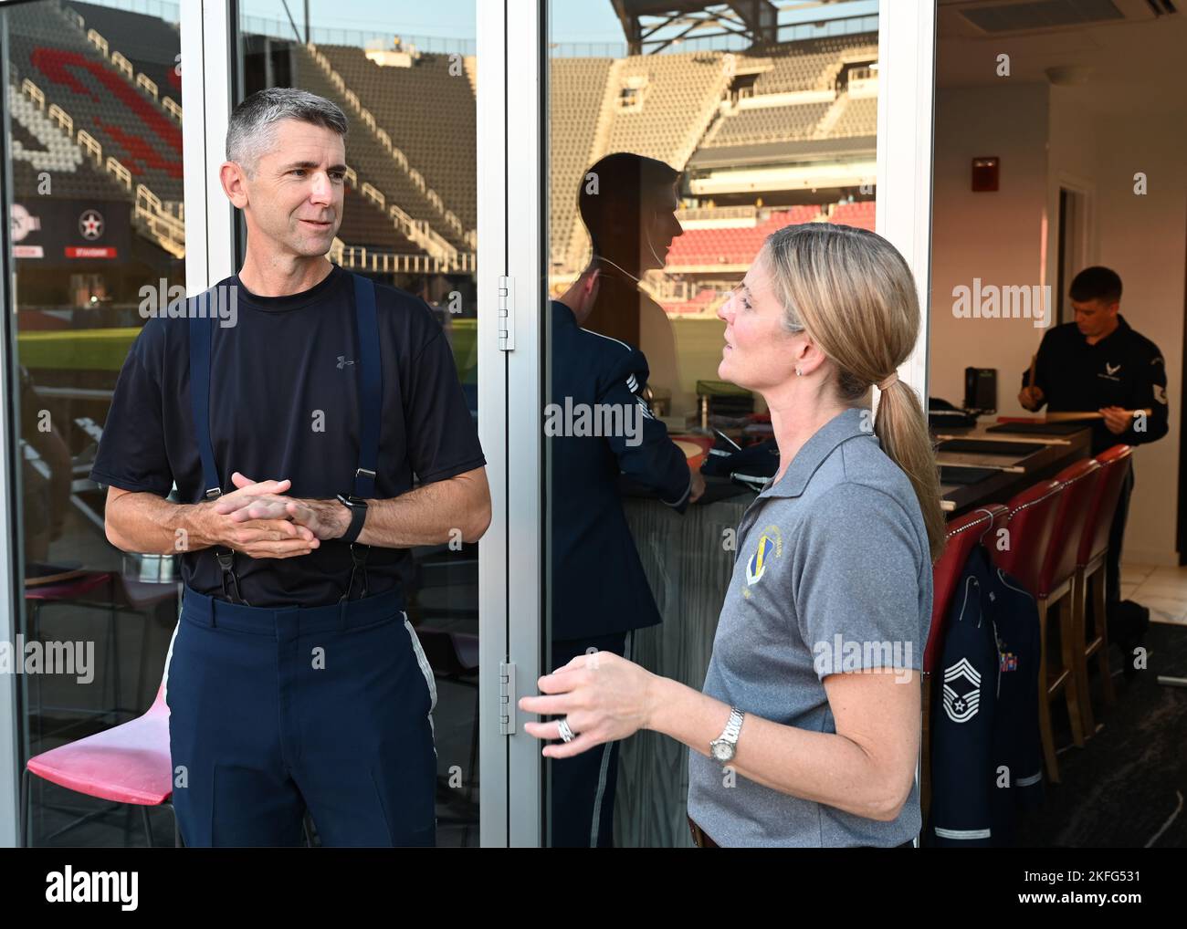 U.S. Air Force Senior Master Sgt. Randy Gorman, percussionist in and ...