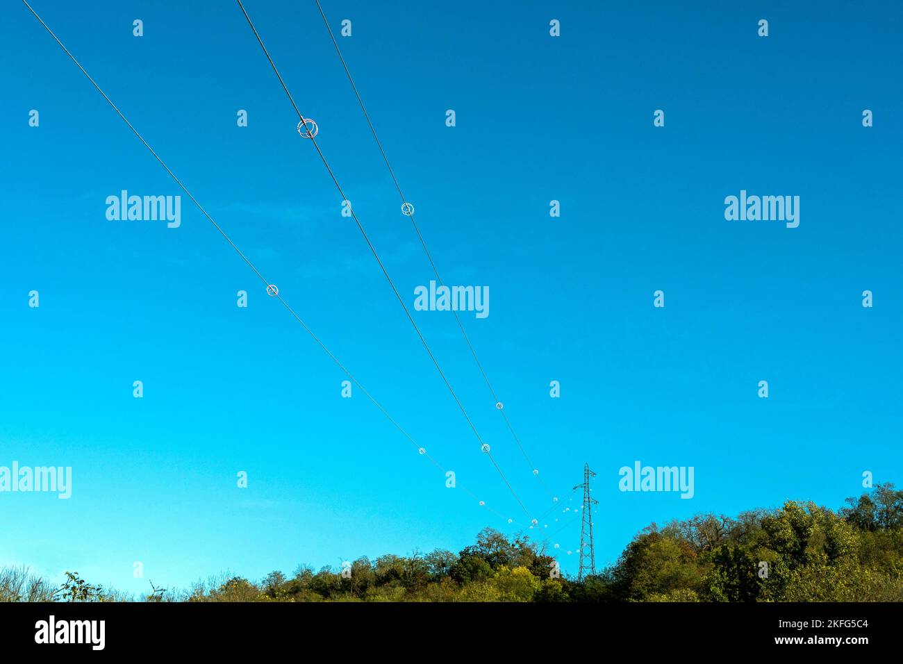 Electricity pylons france hi-res stock photography and images - Alamy