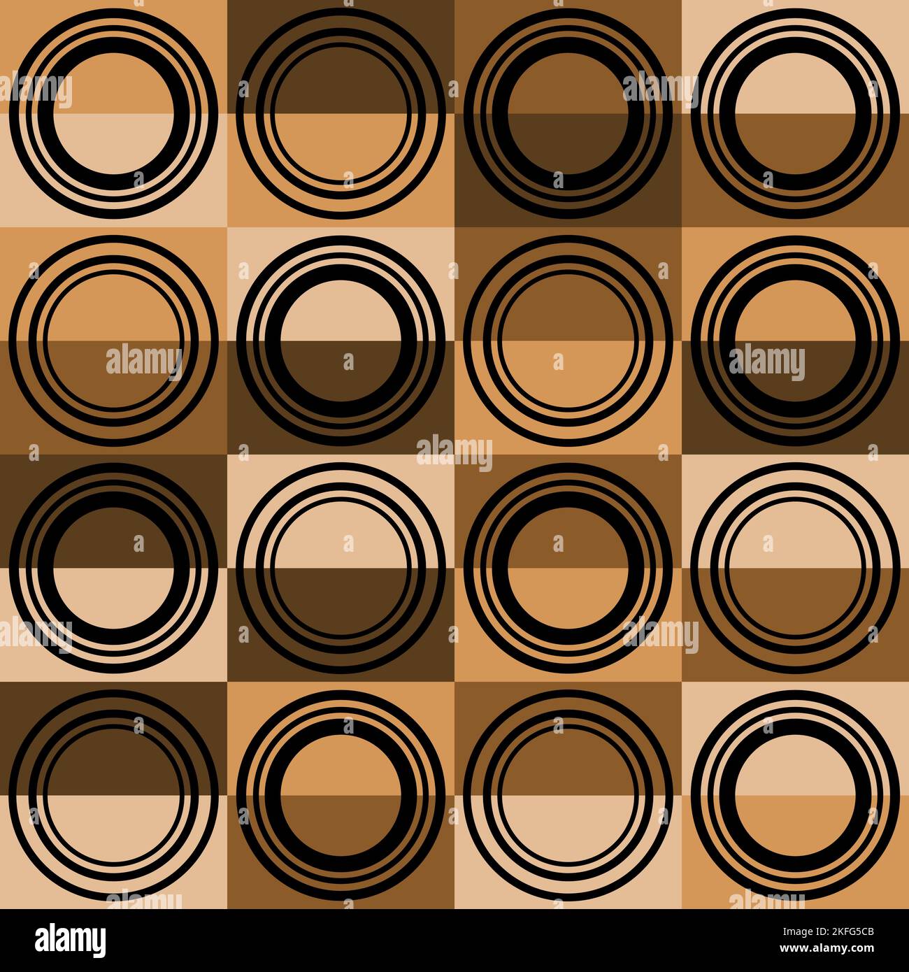 Squares and circles abstract pattern Stock Vector Images - Alamy