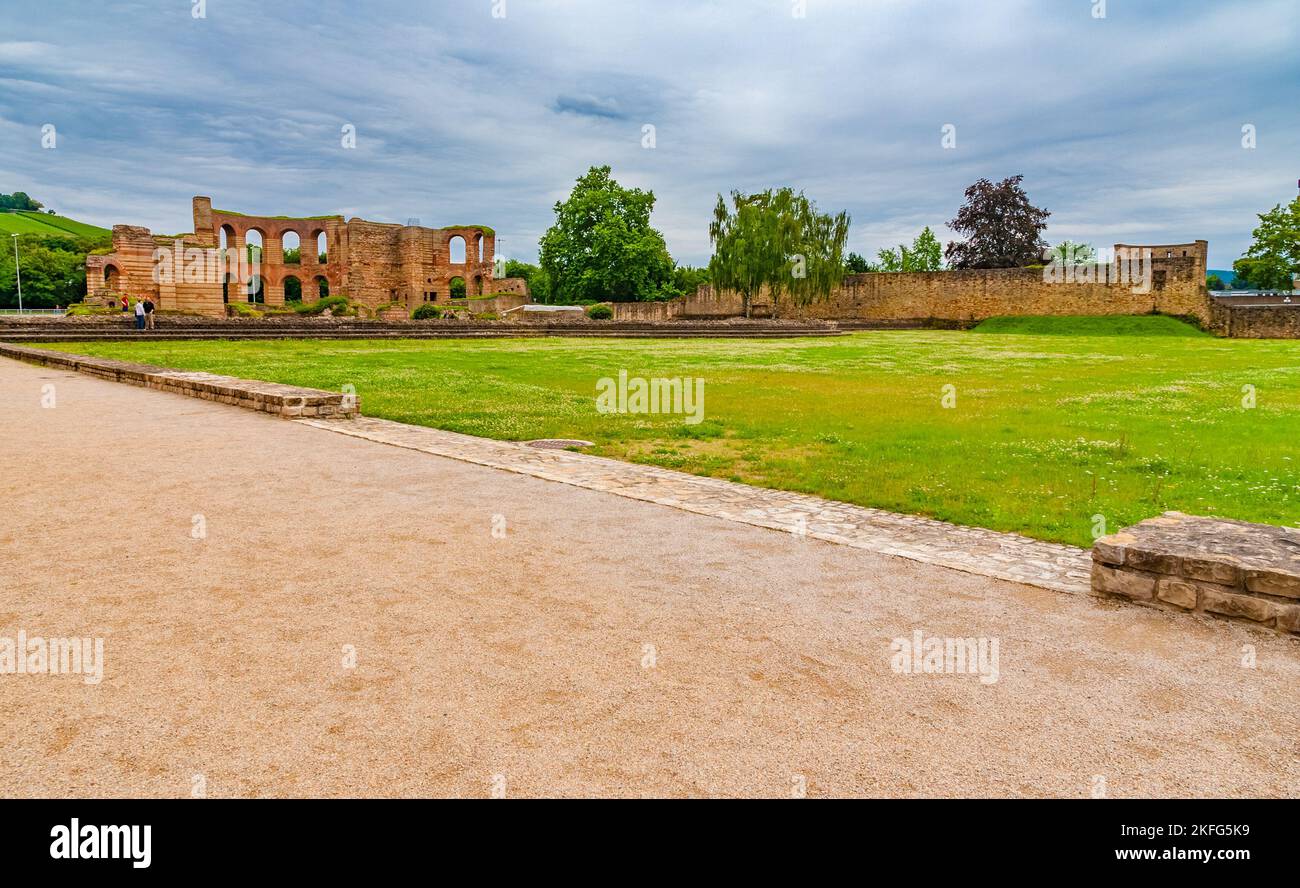 Great panoramic view of the remains in the eastern part of the Roman ...