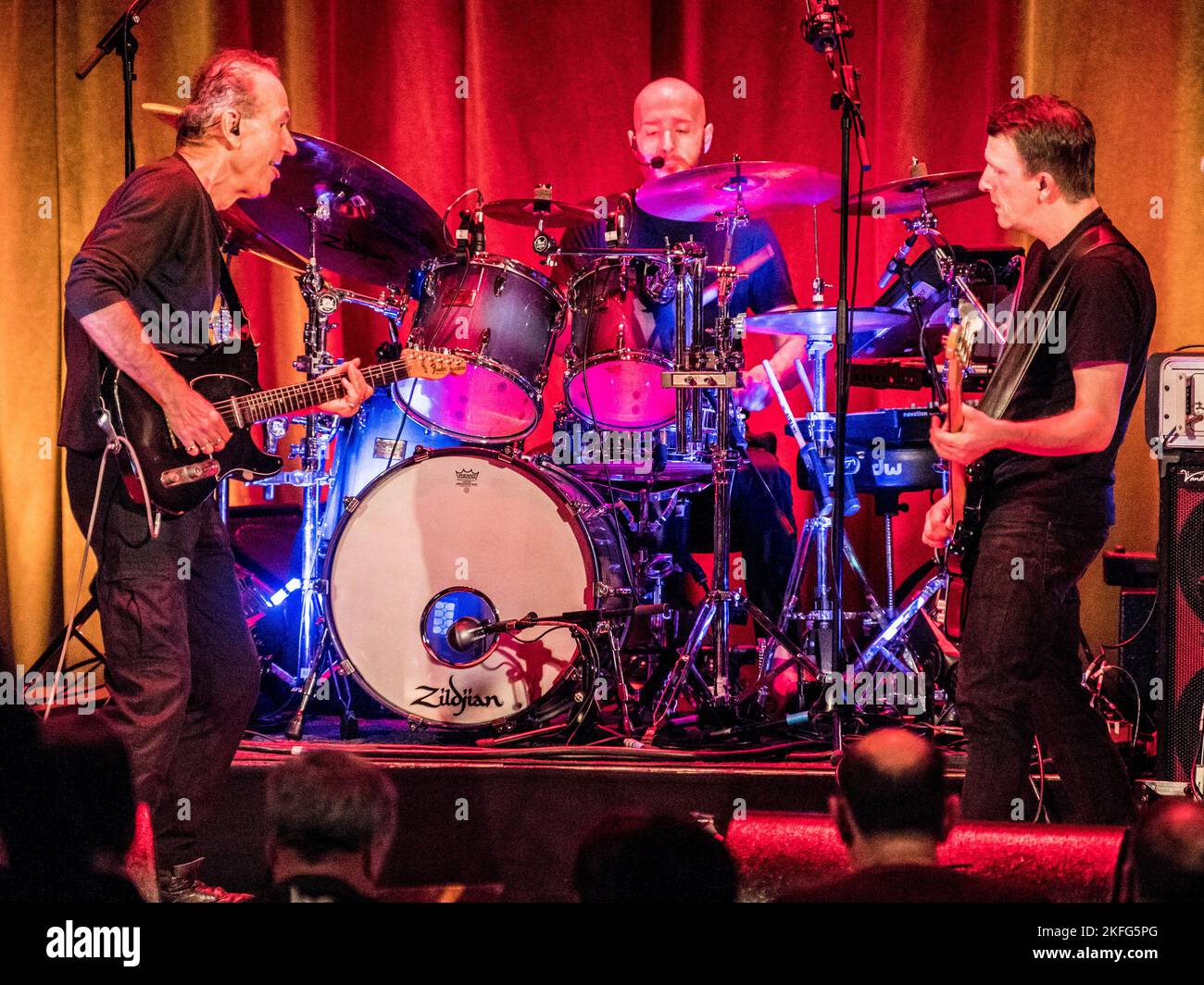 Hugh Cornwell & his band on stage at The Apex Stock Photo - Alamy