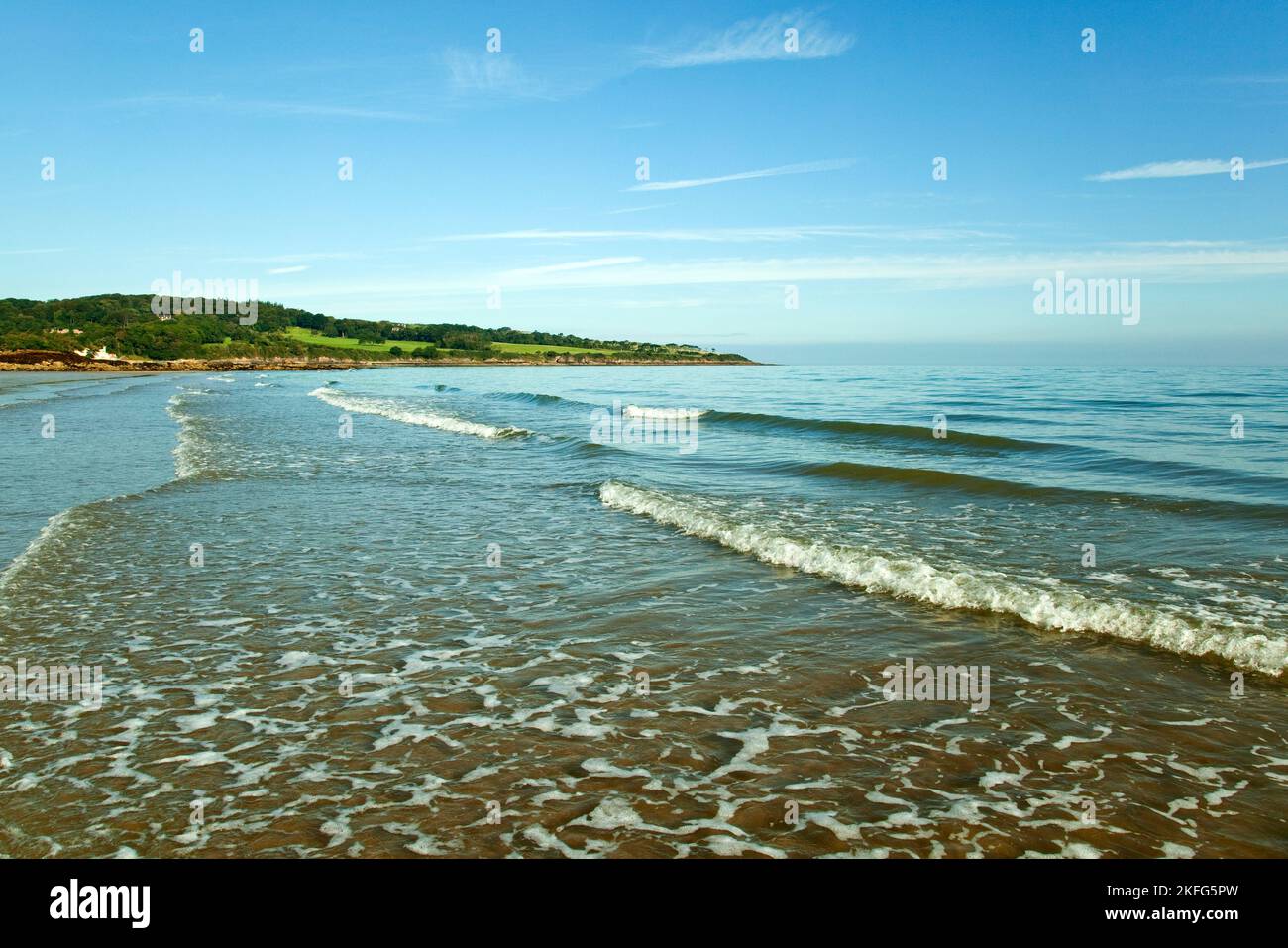 Natural Beauty Traeth Ora Secluded Beach Angelsey Stock Photo - Alamy