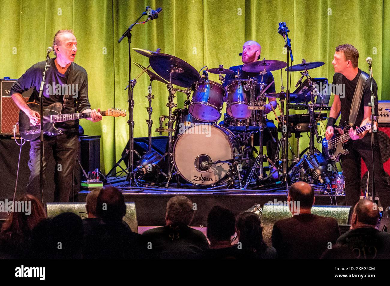 Hugh Cornwell & his band on stage at The Apex Stock Photo - Alamy