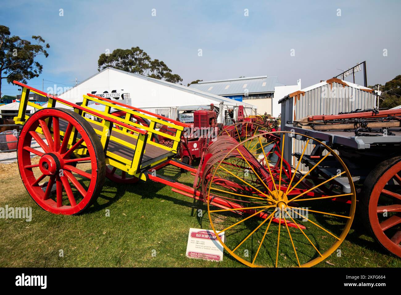Vintage Australian Farm Equipment displayed at Perth Agricultural Show ...