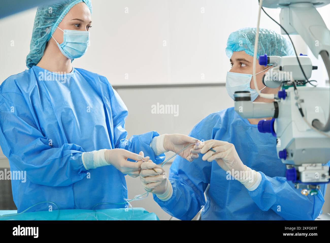 Portrait of doctors on surgery in hospital Stock Photo - Alamy
