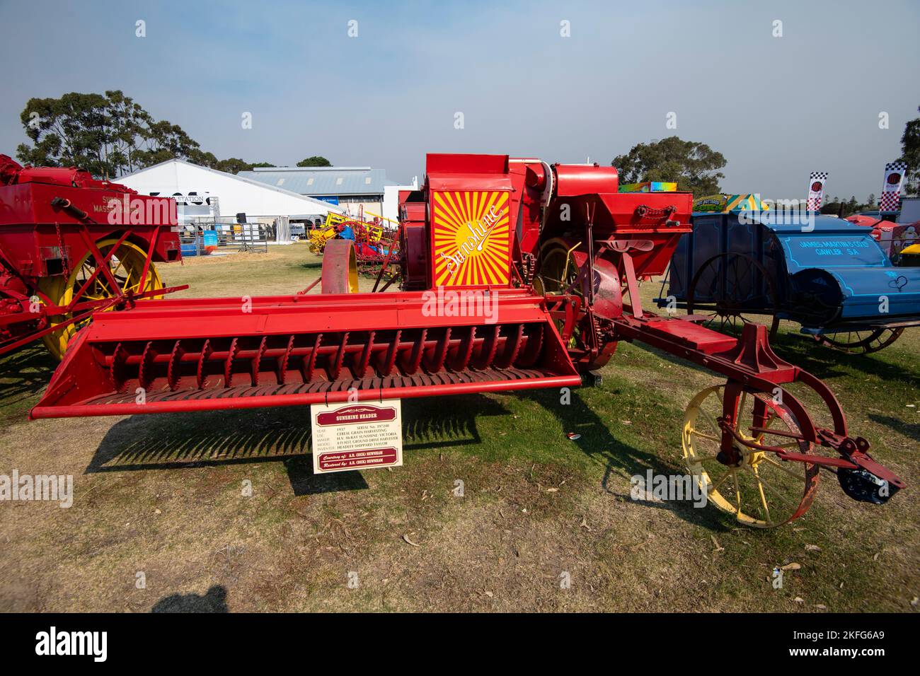 Vintage Australian Farm Equipment displayed at Perth Agricultural Show ...