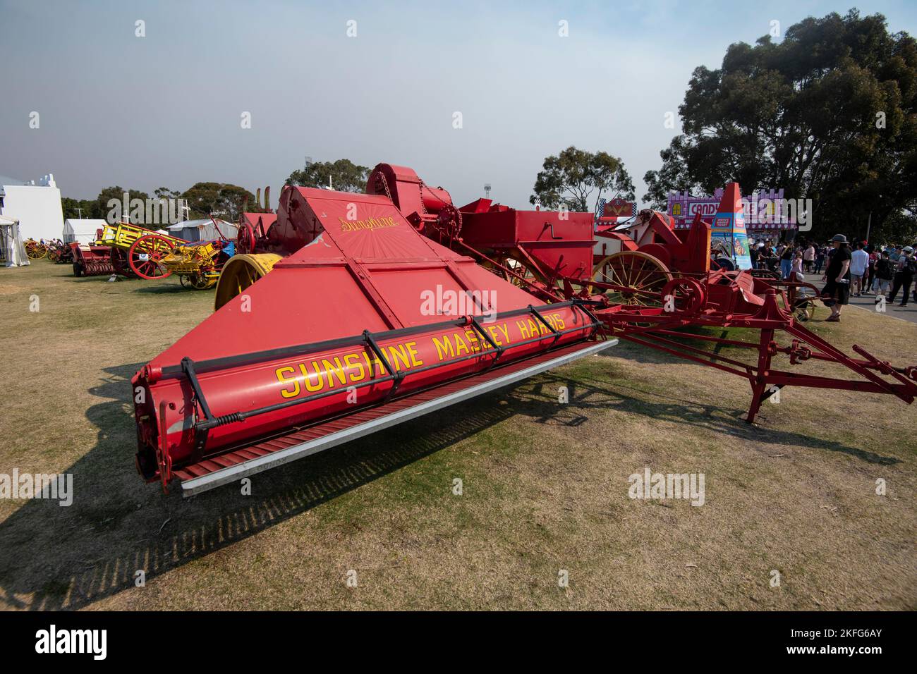 Vintage Australian Farm Equipment displayed at Perth Agricultural Show ...