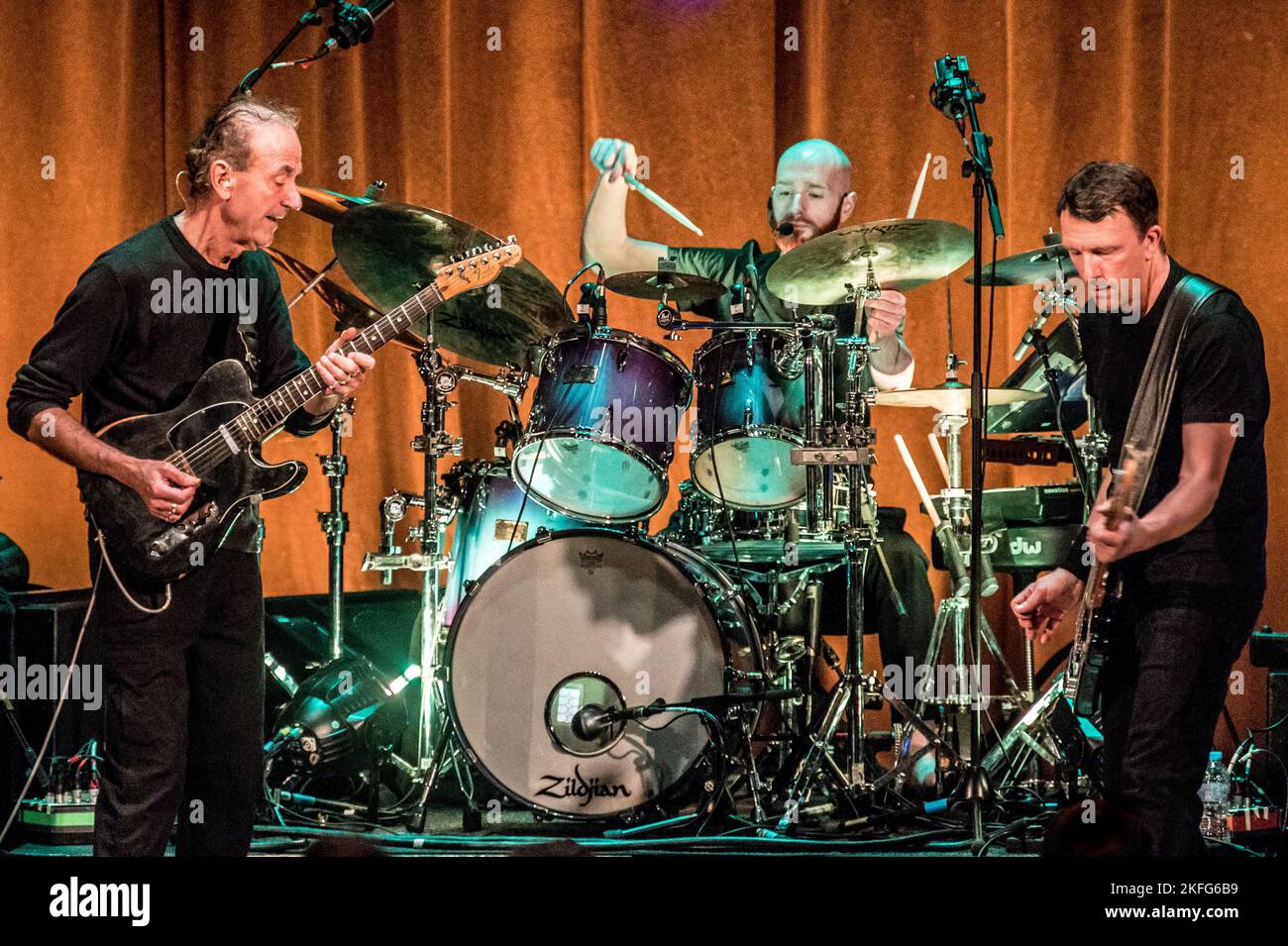 Hugh Cornwell & his band on stage at The Apex Stock Photo - Alamy