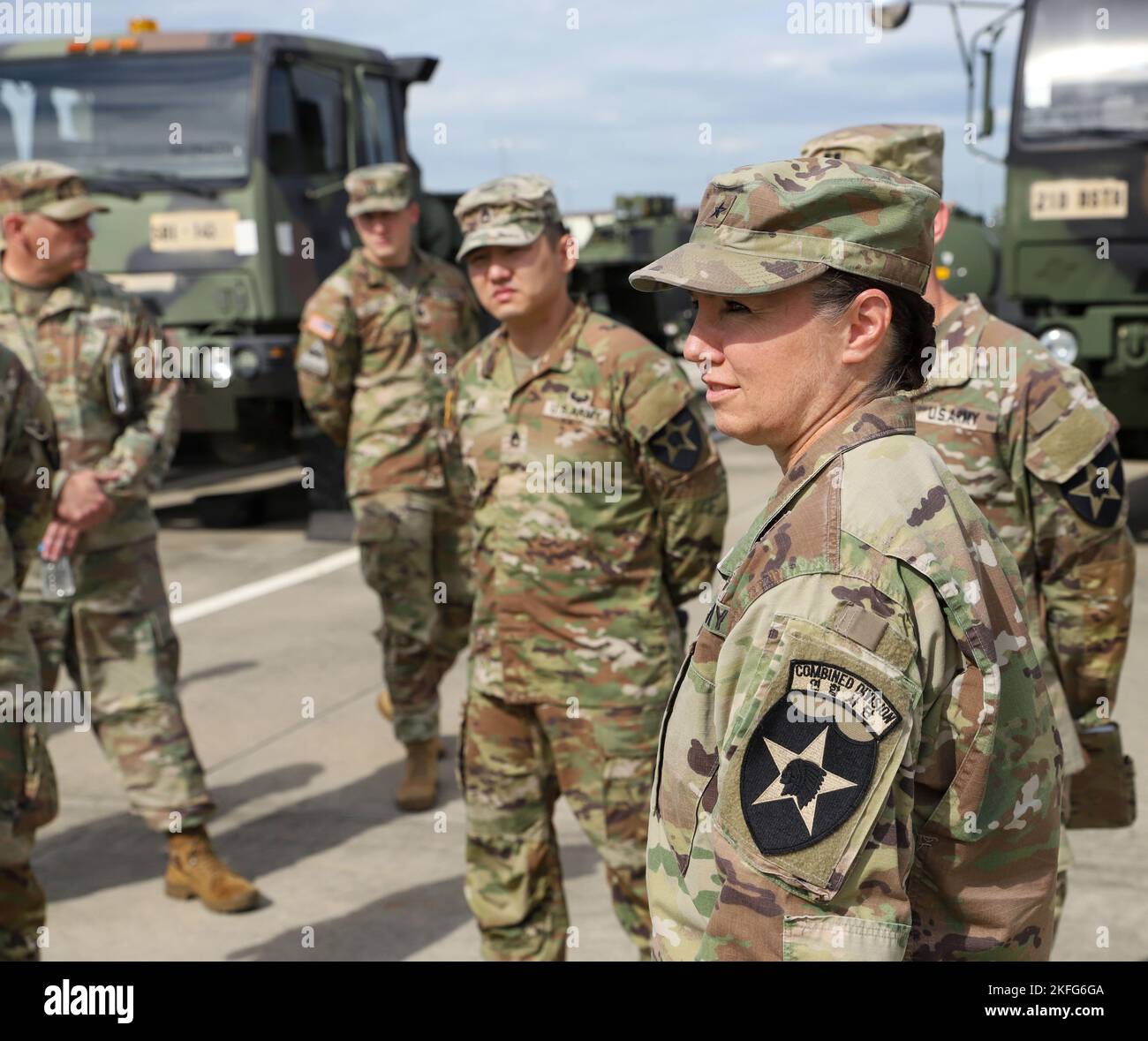 Brig. Gen. Lori Robinson, Deputy Commanding General of Support with 2nd ...