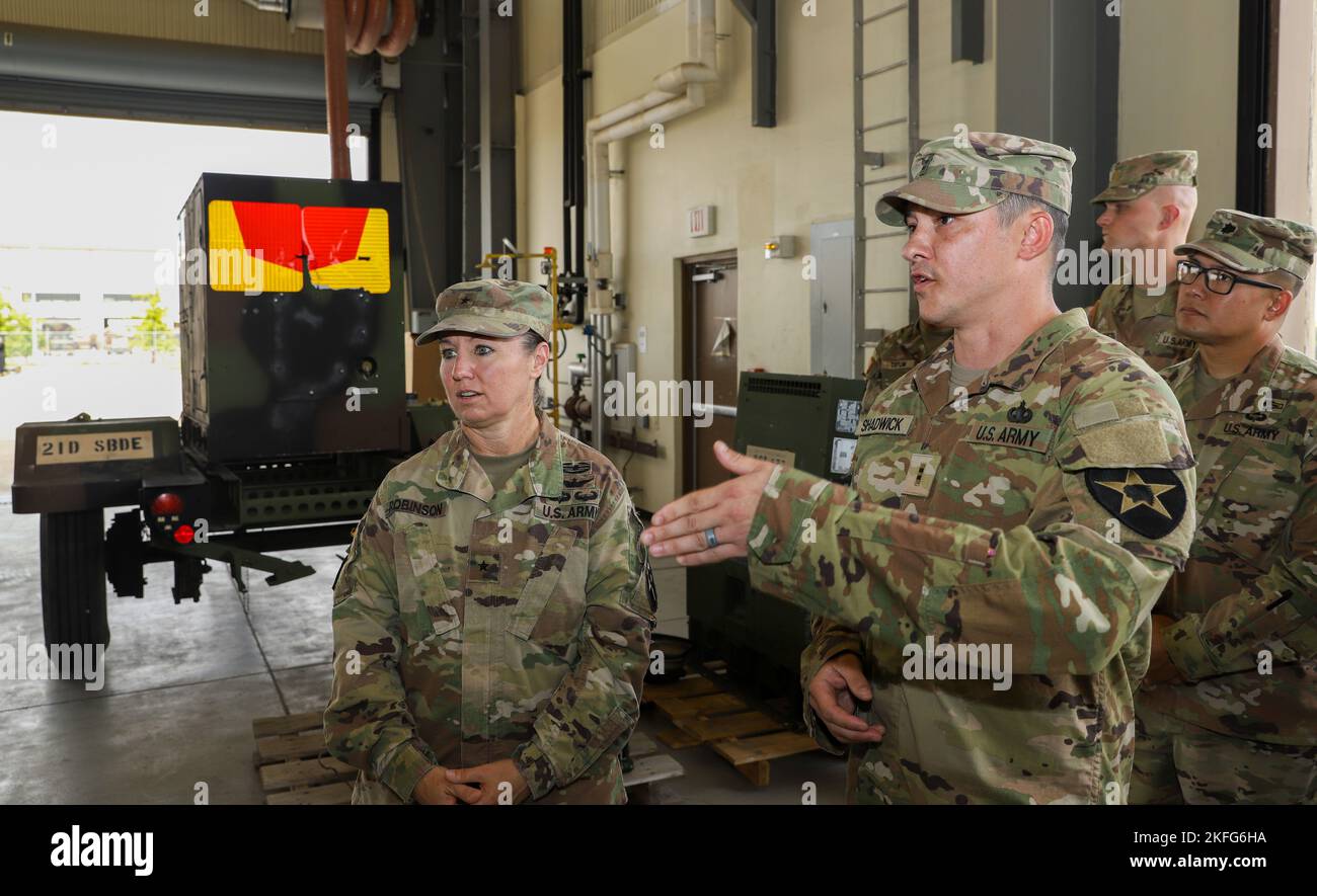 Brig. Gen. Lori Robinson, Deputy Commanding General of Support with 2nd ...