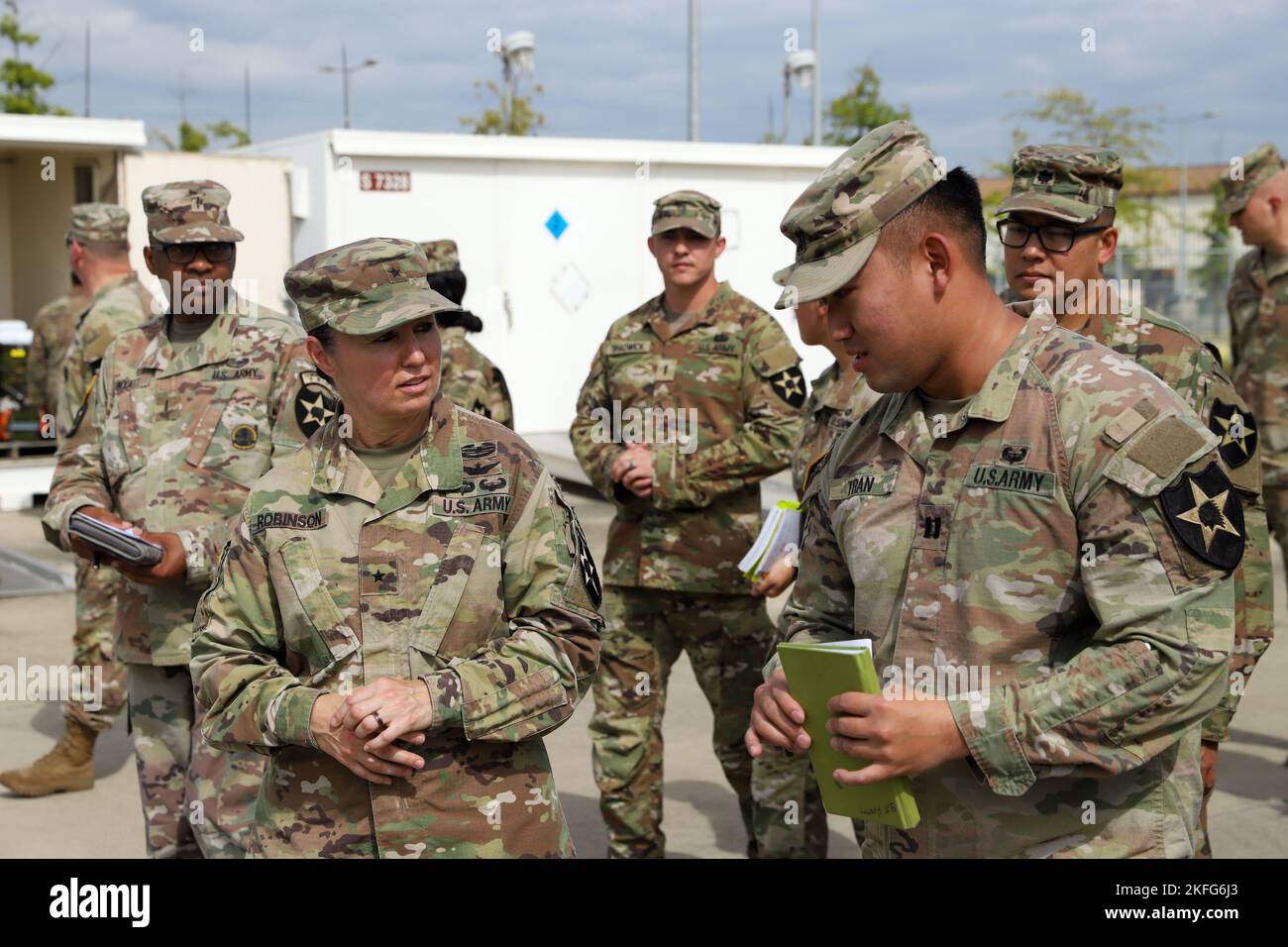 Brig. Gen. Lori Robinson, Deputy Commanding General of Support with 2nd ...