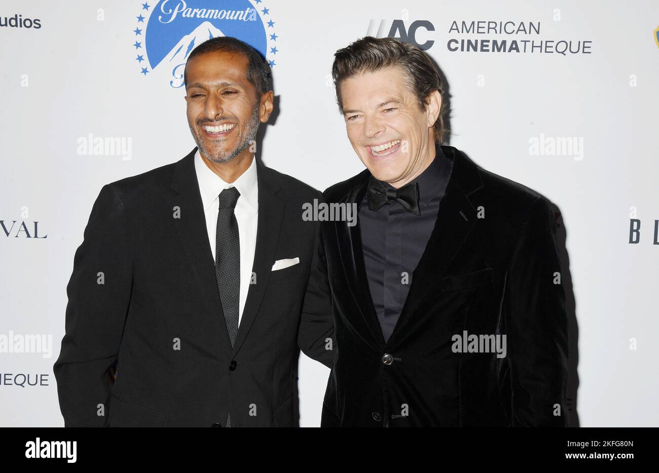 Beverly Hills, California, USA. 17th Nov, 2022. (L-R) Abhijay Prakash and honoree Jason Blum ...