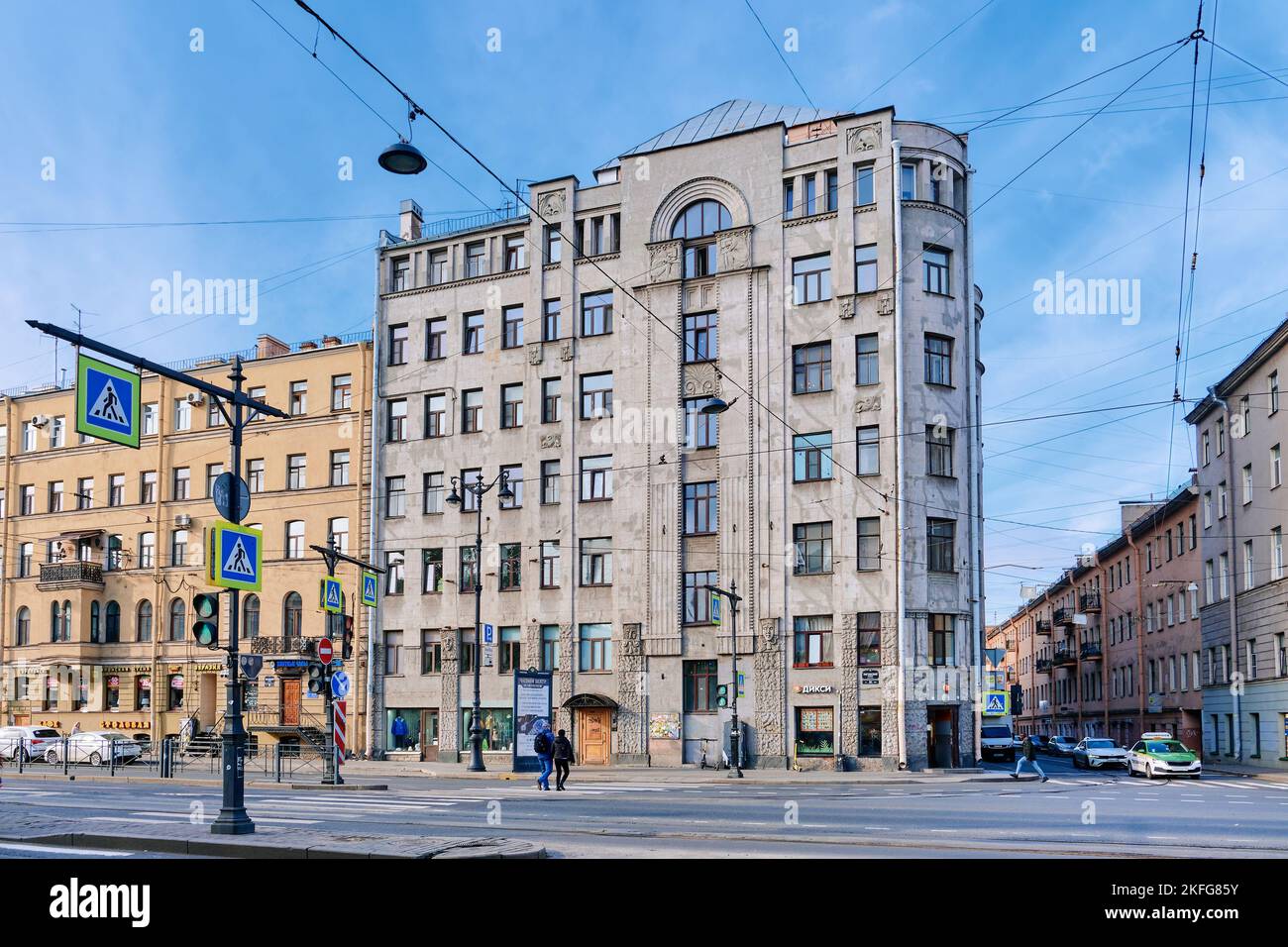 Ligovsky Avenue, a view of the former profitable house of A.L. Sagalov ...