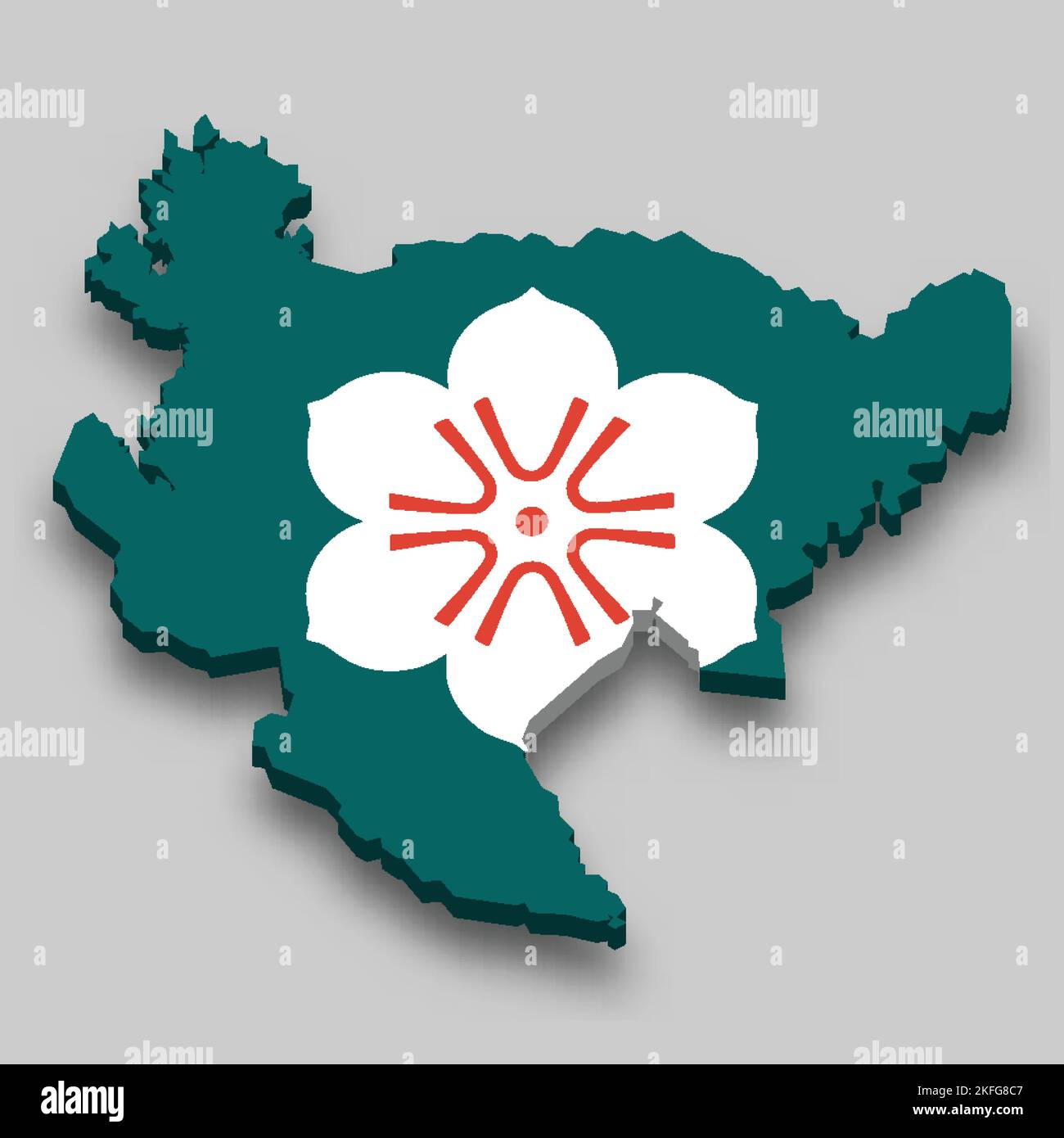 Saga vector map hi-res stock photography and images - Alamy