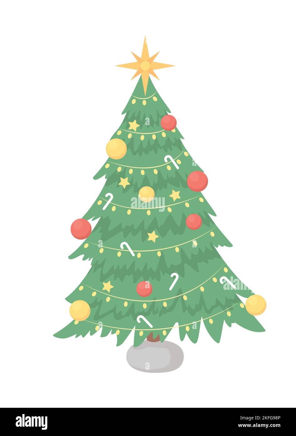 Evergreen To Semi Evergreen Stock Vector Images Alamy