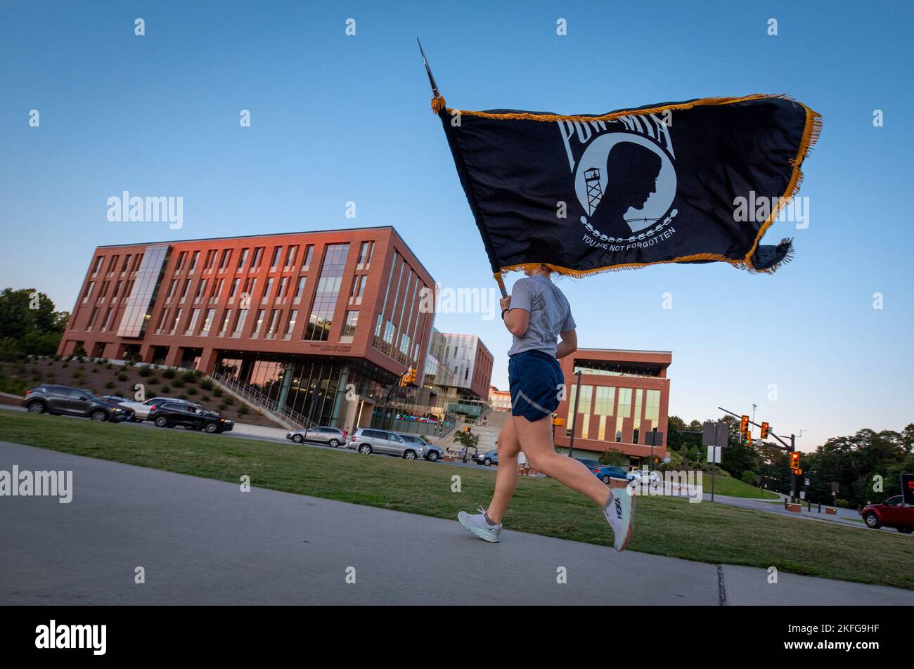 Cadets with Clemson University's Army and Air Force ROTC units ...