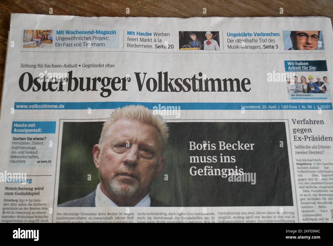 Altmark zeitung hi-res stock photography and images - Alamy