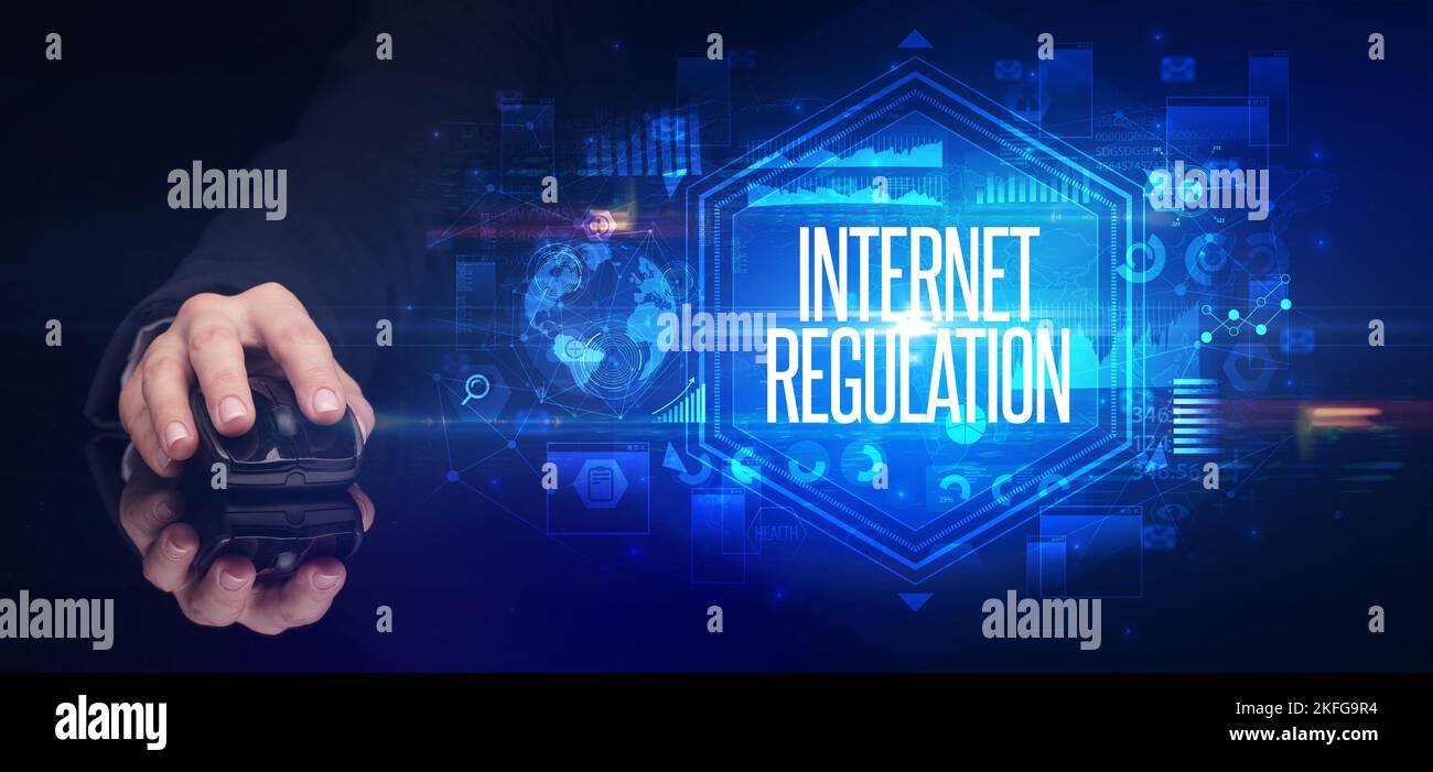 hand holding wireless peripheral, cyber security concept Stock Photo ...