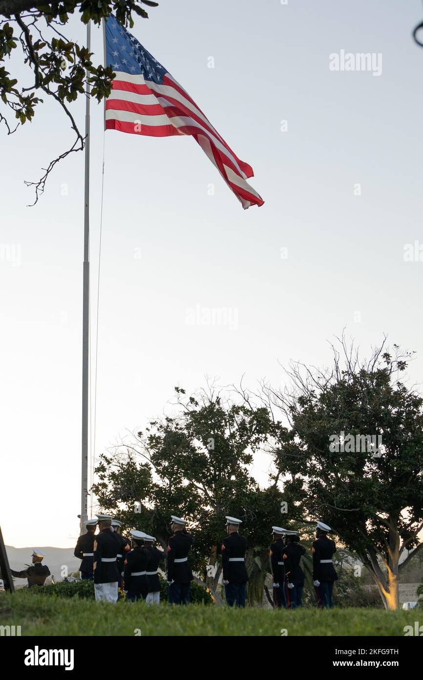 U.S. Marines with Headquarters and Support Battalion, Marine Corps Base ...