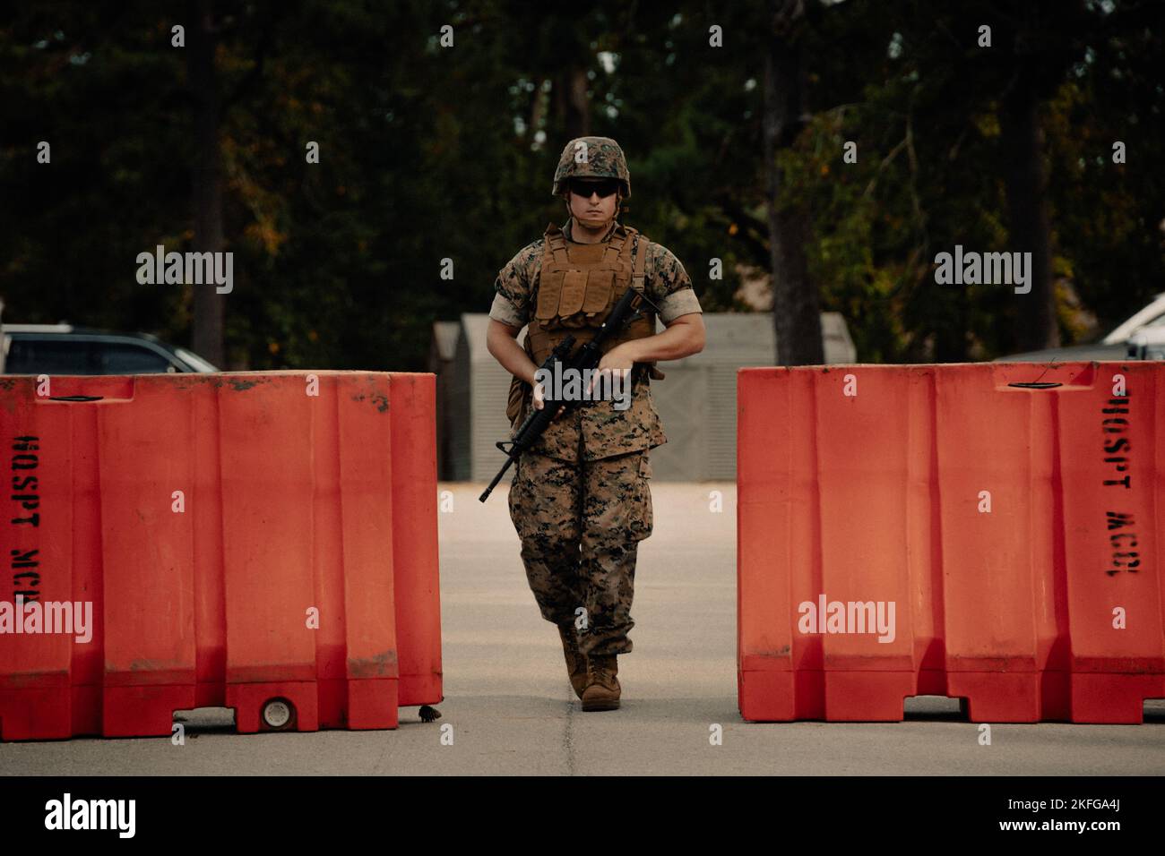 U.S. Marine Corps Lance Cpl. Hayden Rife, engineer assistant ...