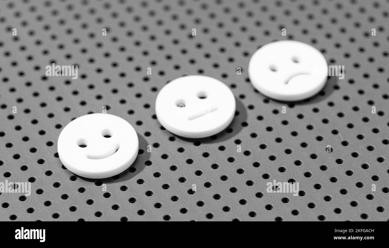 Satisfaction survey Positive User service feedback concept. Circles ...