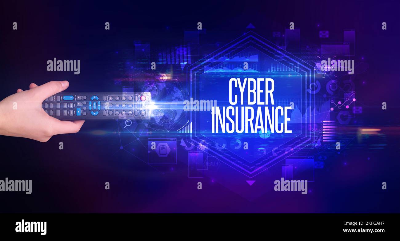 hand holding wireless peripheral, cyber security concept Stock Photo ...