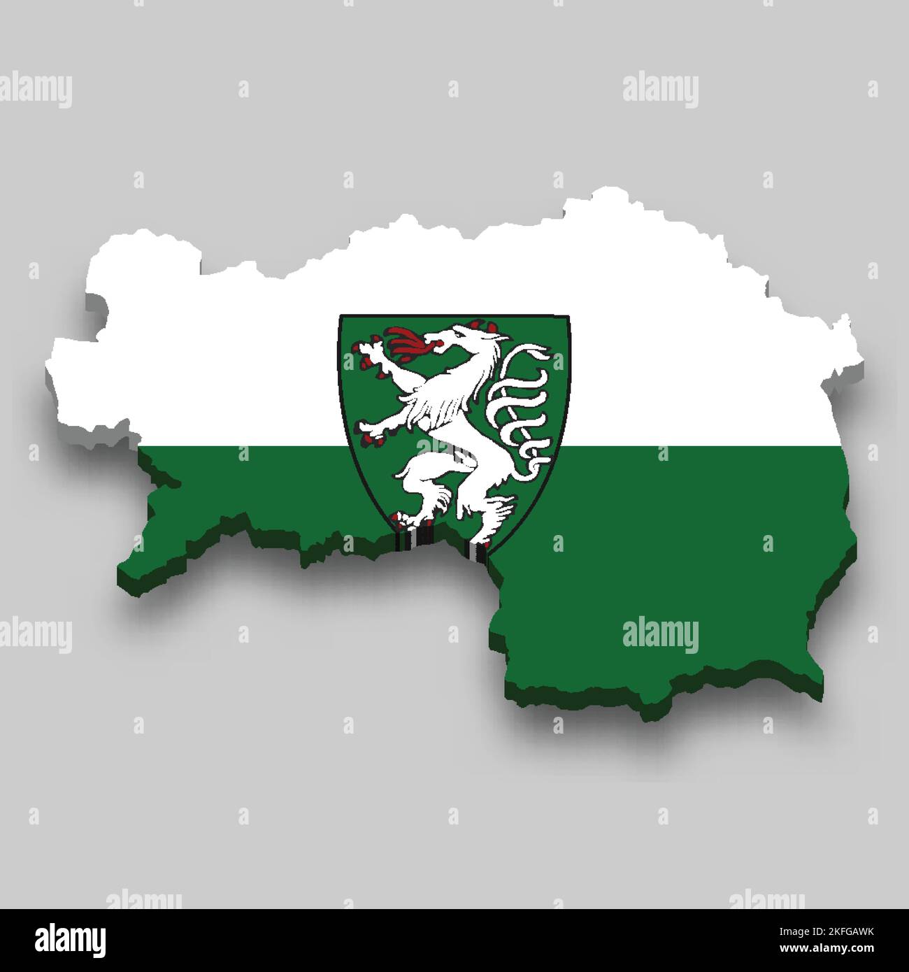 Styria austria europe map hi-res stock photography and images - Alamy