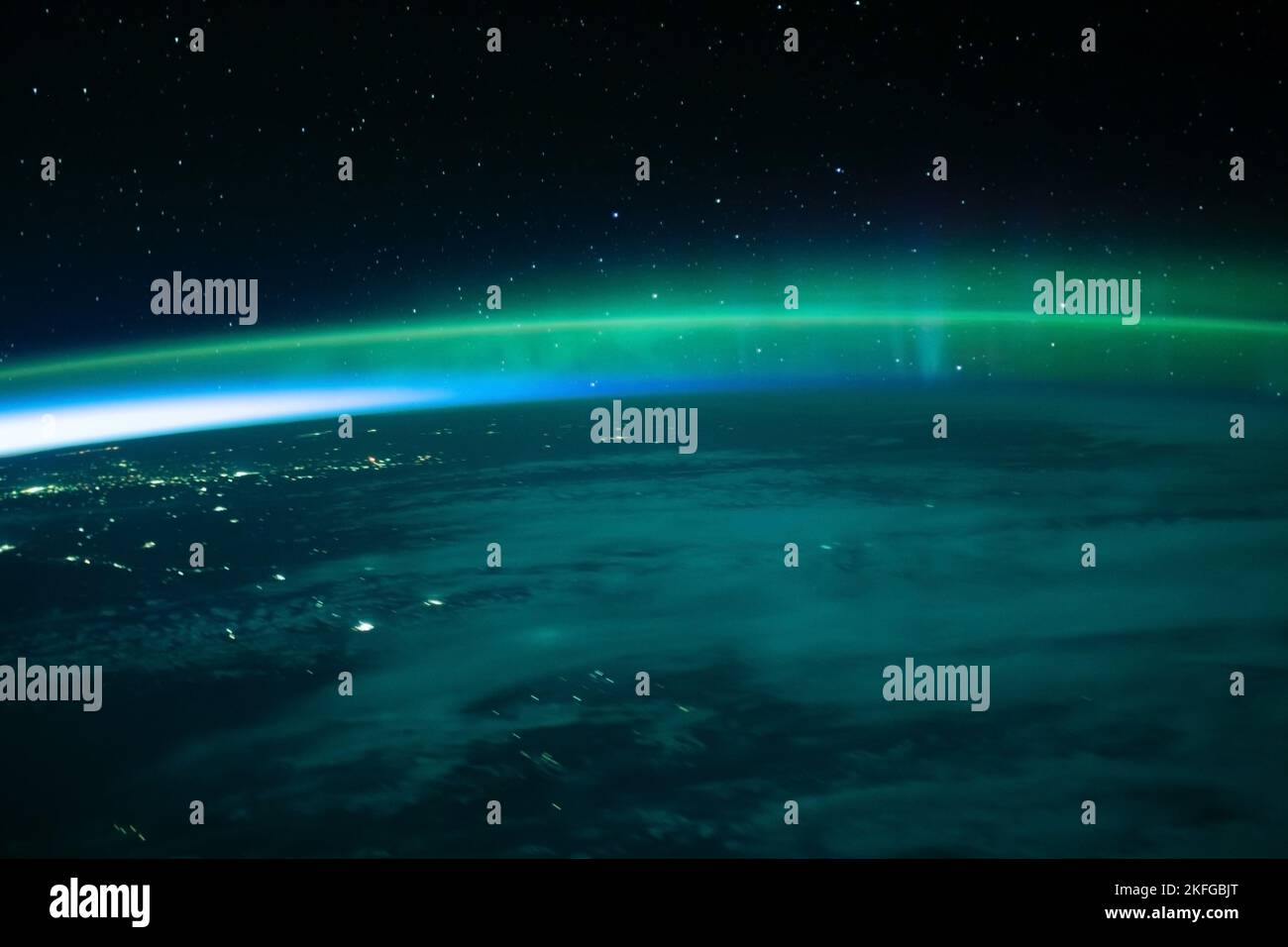 Nothern lights top of the world. Aurora blurry background. Colorful ...