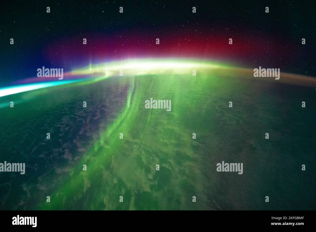 Nothern lights top of the world. Aurora blurry background. Colorful ...