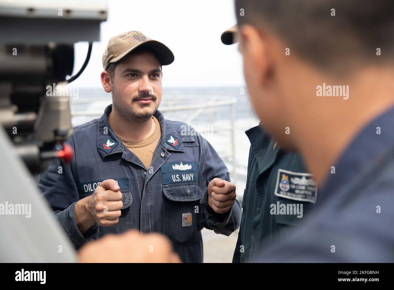 220915-N-LK647-2053 ATLANTIC OCEAN (Sept. 15, 2022) Gunner’s Mate 2nd ...