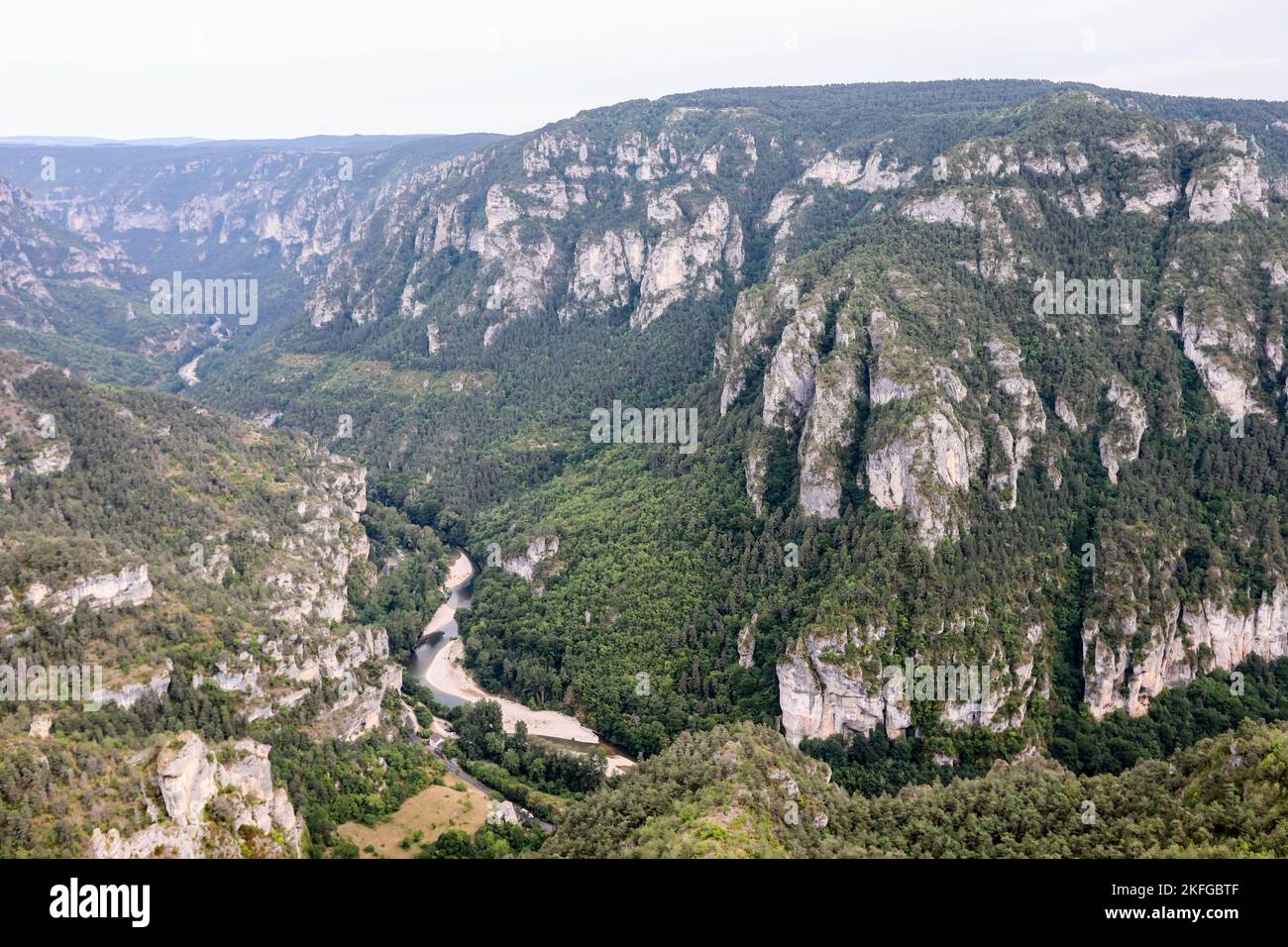 "Point Sublime" viewpoint, the best known viewpoint of the whole Tarn ...