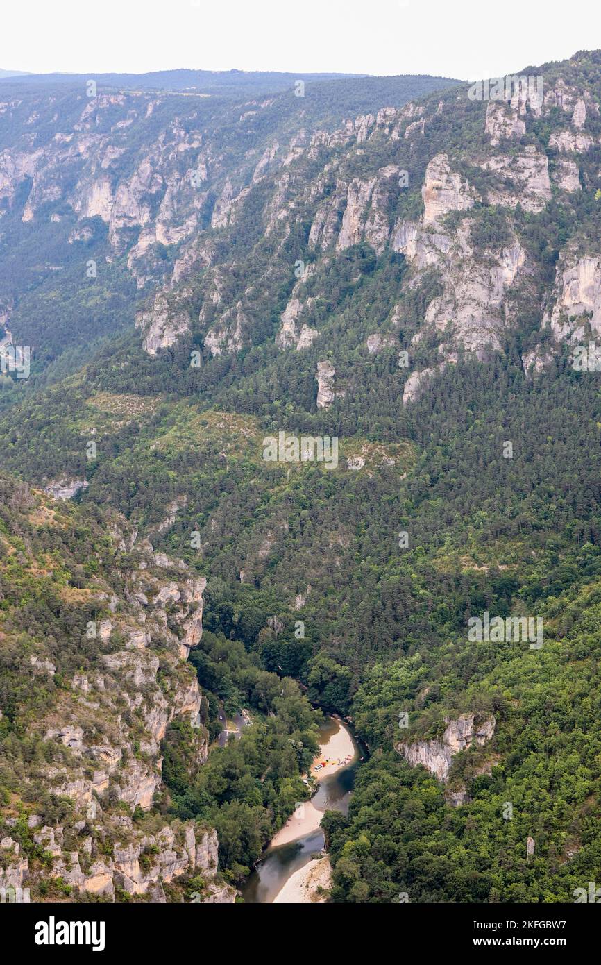 "Point Sublime" viewpoint, the best known viewpoint of the whole Tarn ...