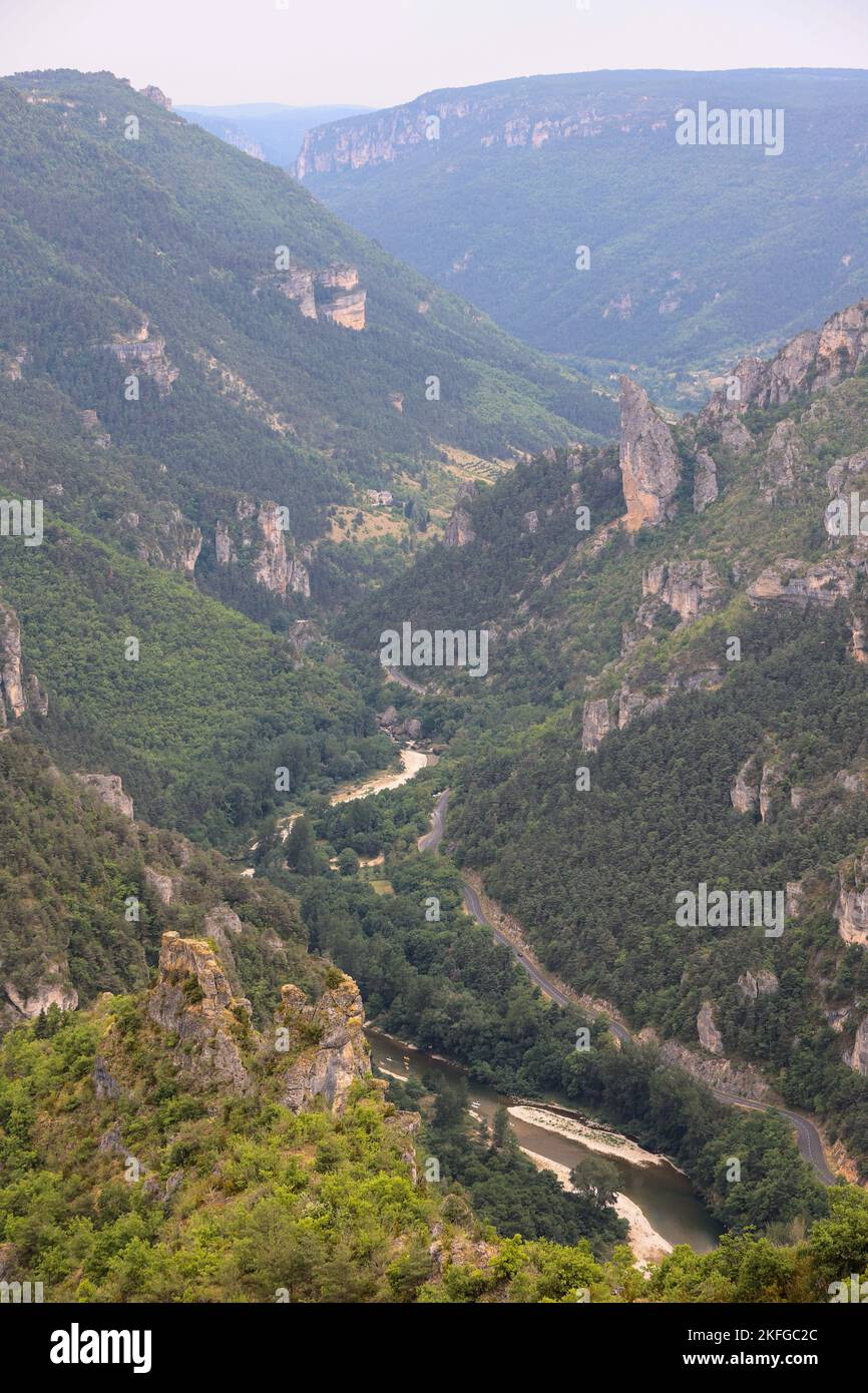 "Point Sublime" viewpoint, the best known viewpoint of the whole Tarn ...