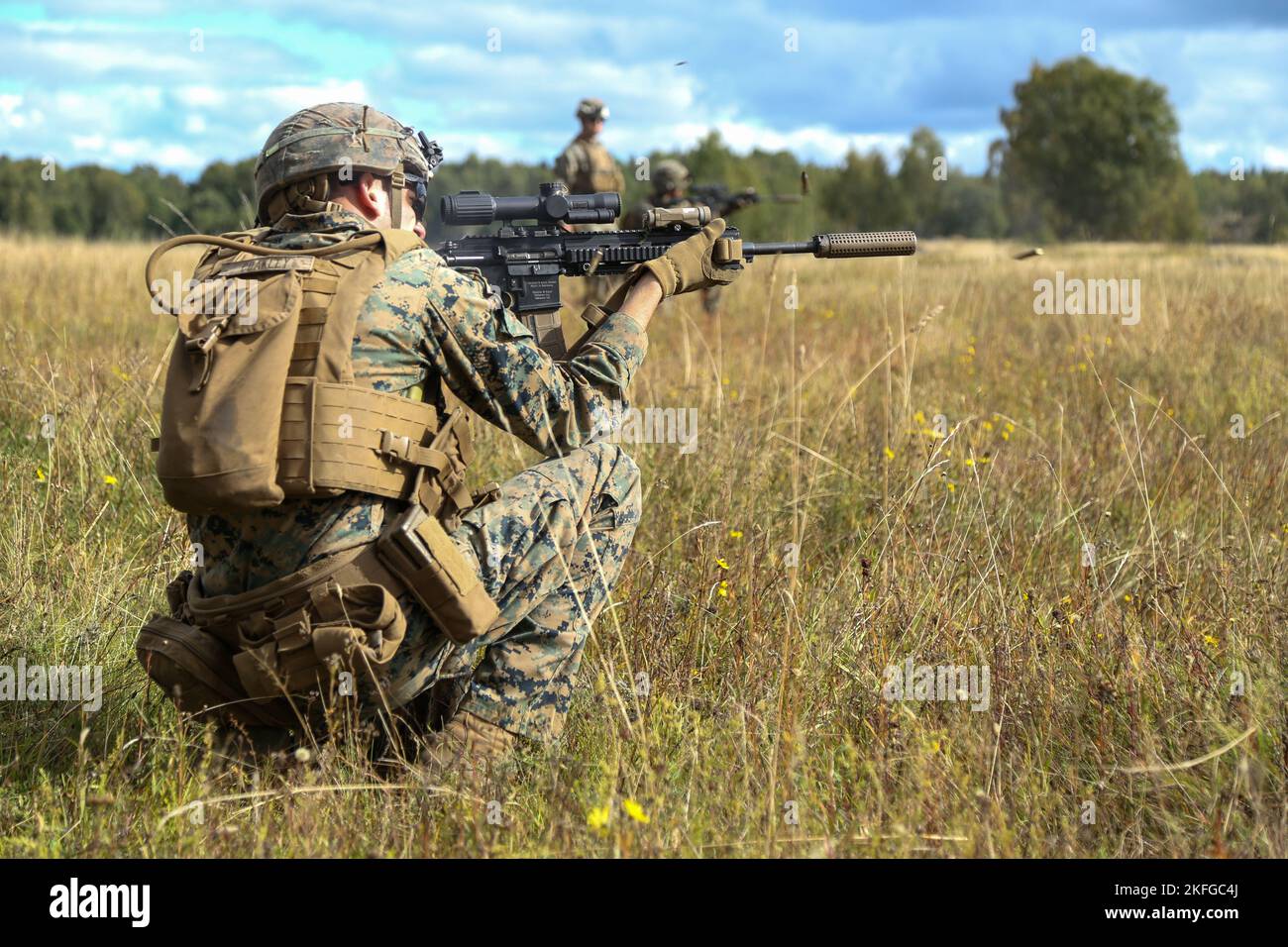 U.S. Marine Corps Cpl. Nathan Coakley, assistant squad leader, 1st ...