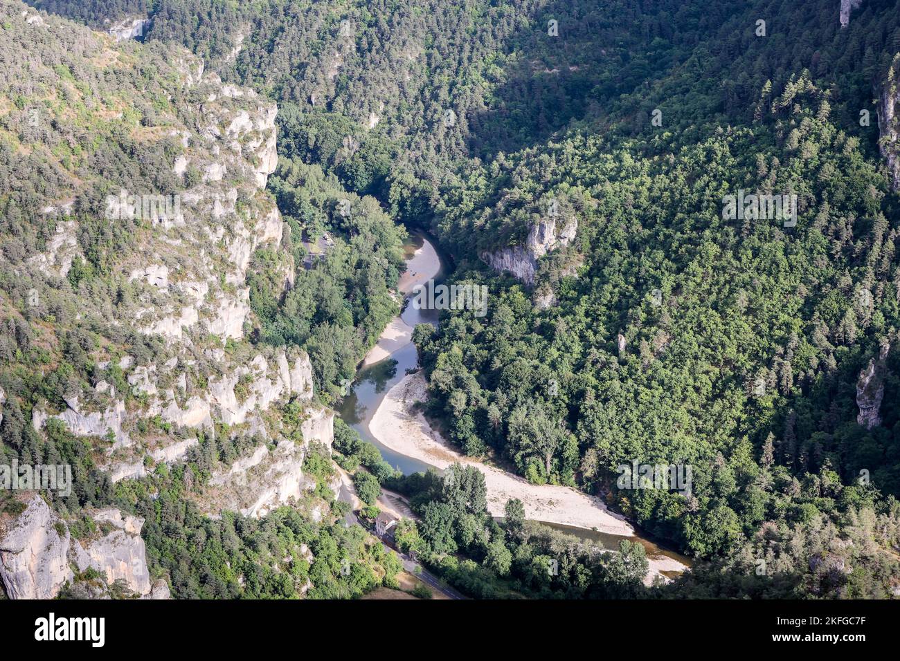 "Point Sublime" viewpoint, the best known viewpoint of the whole Tarn ...