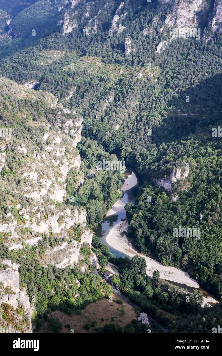"Point Sublime" viewpoint, the best known viewpoint of the whole Tarn ...