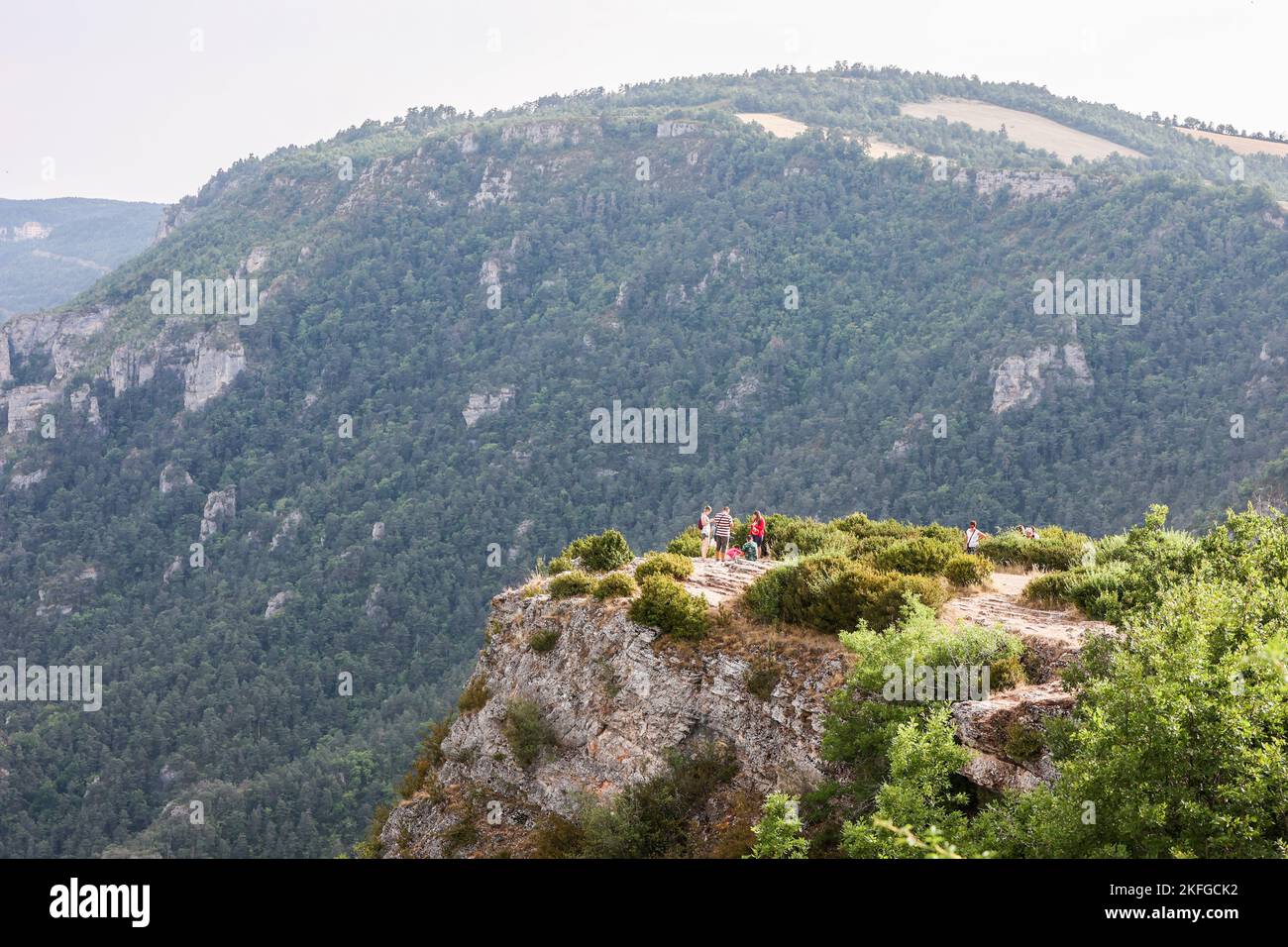 "Point Sublime" viewpoint, the best known viewpoint of the whole Tarn ...